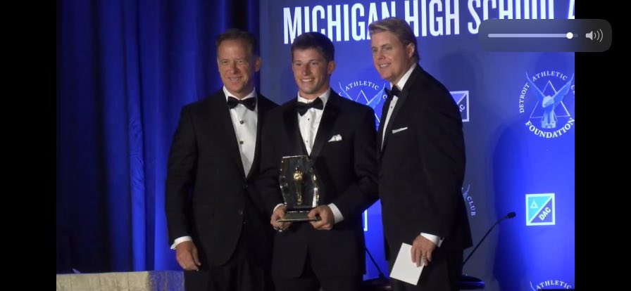 Mona Shores' Brady Rose wins 2021 Detroit Athletic Club Michigan High ...