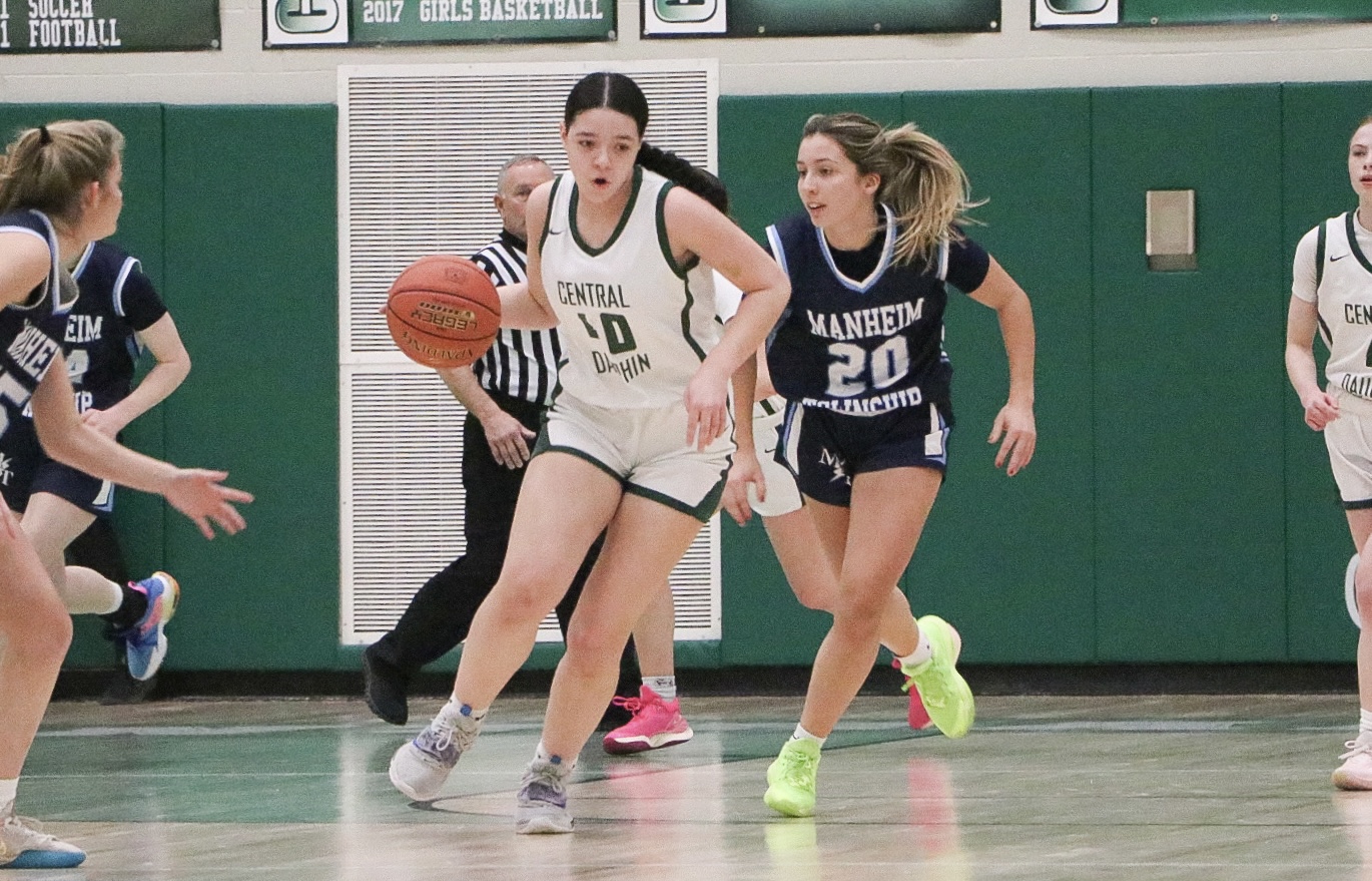 Central Dauphin vs Manheim Twp. in the District 3 6A girls basketball ...