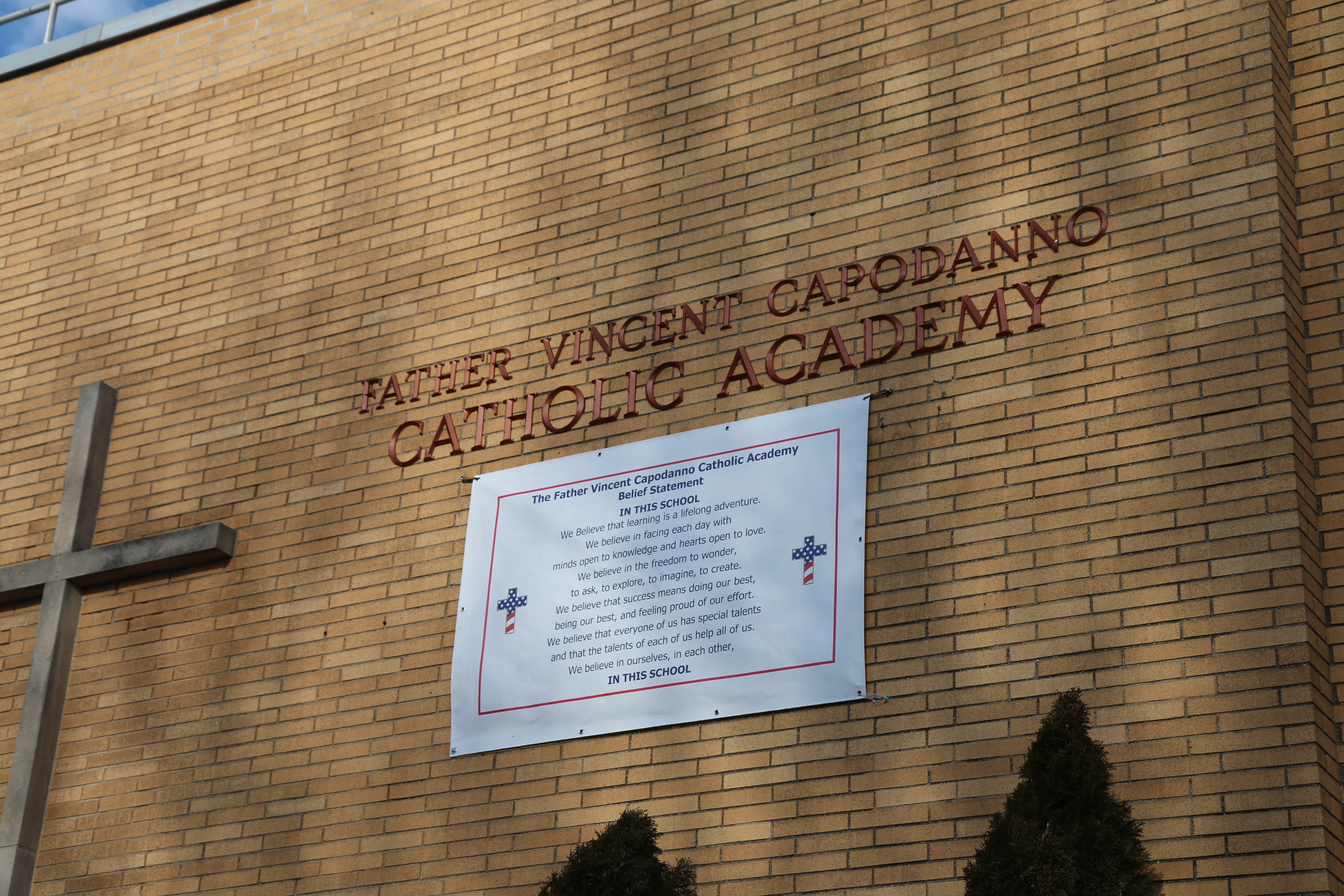 Cardinal Dolan blesses new Father Vincent Capodanno Catholic Academy ...