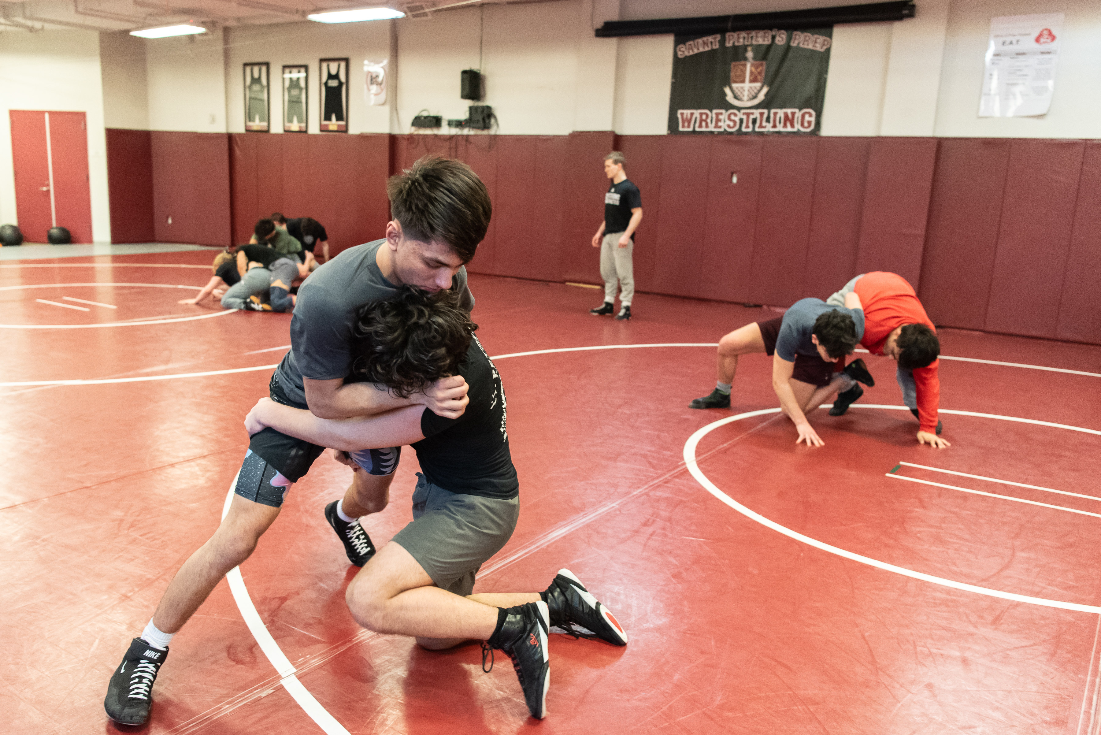 St. Peter's Prep wrestling team practice, Dec. 12, 2023 - nj.com