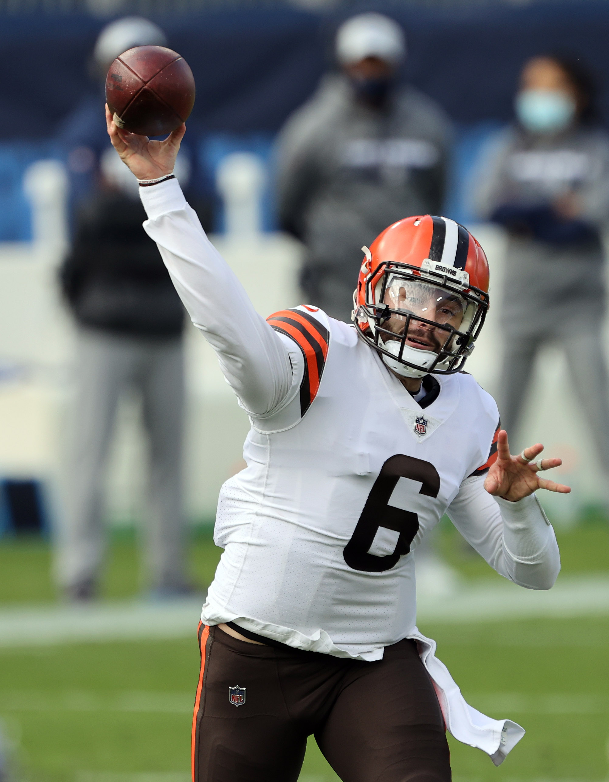 Cleveland Browns Baker Mayfield vs. Tennessee Titans, December 6, 2020 ...