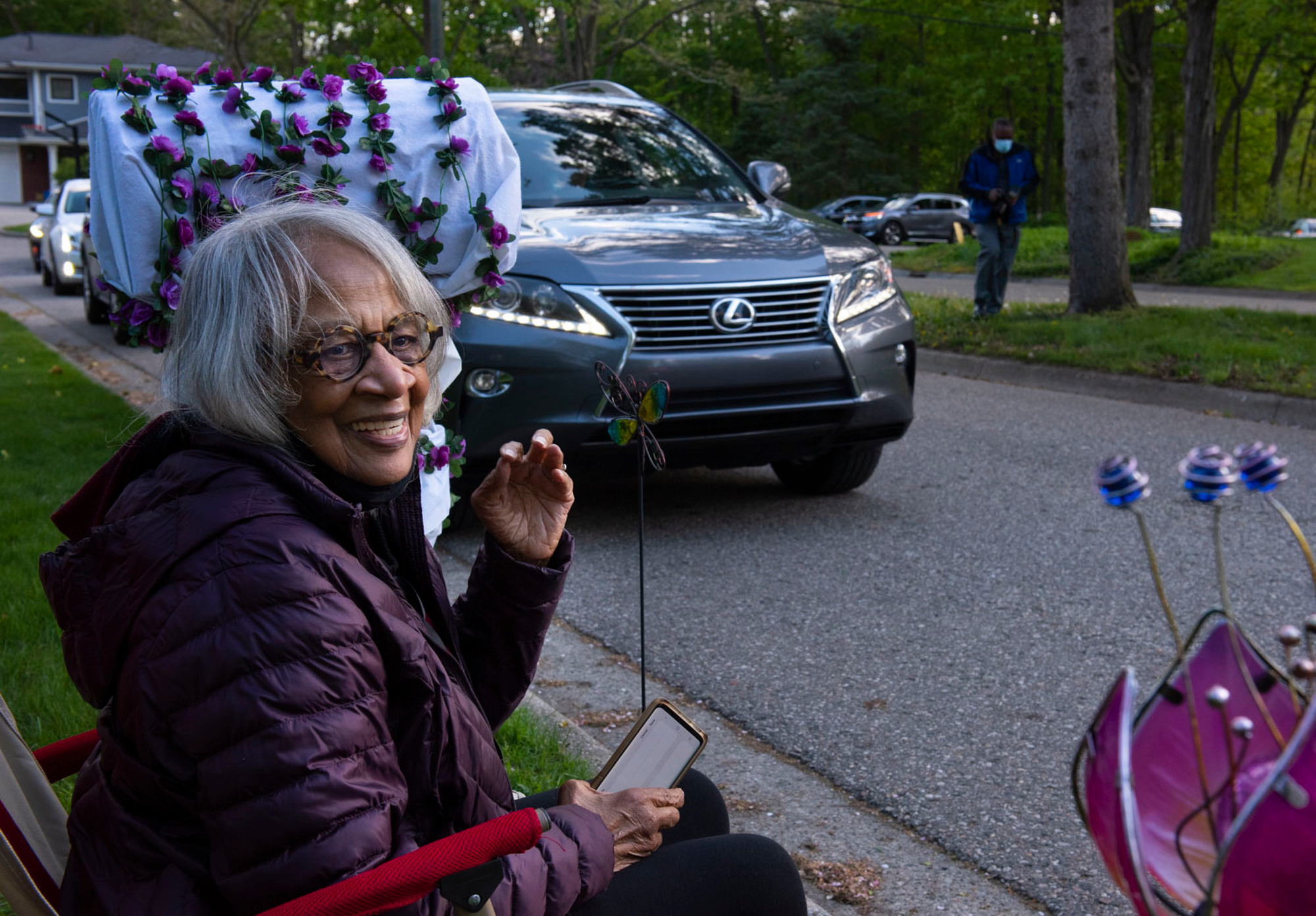 Drive by birthday celebration for woman who continues to serve her ...