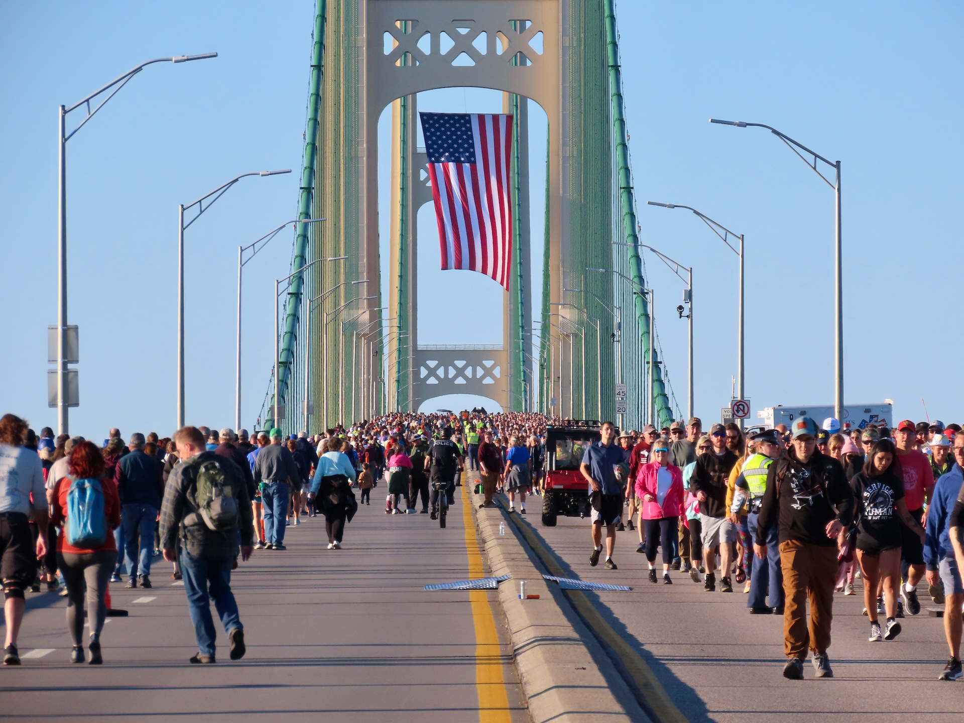 30k cross Mackinac Bridge on Labor Day 2024 - mlive.com