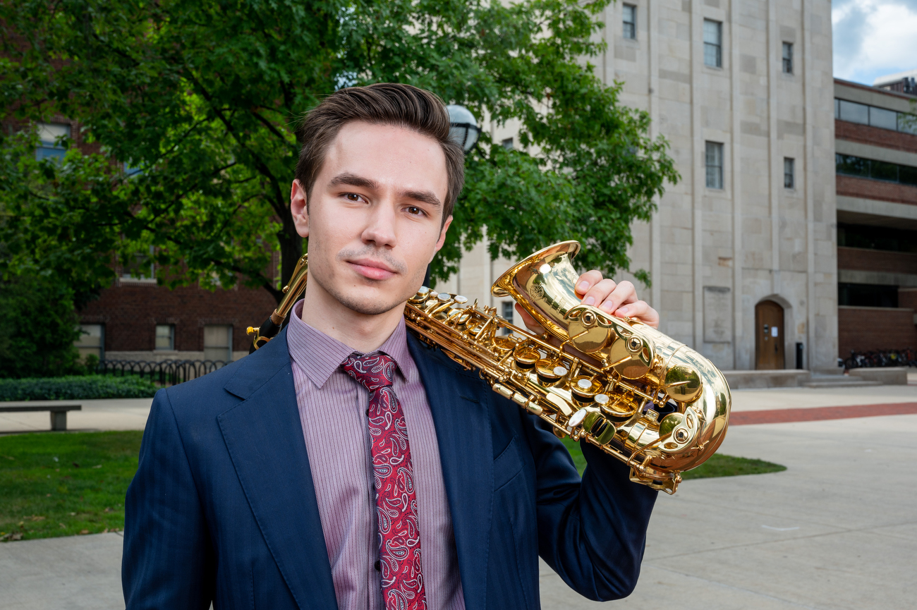 Russian saxophonist Valentin Kovalev at University of Michigan - mlive.com