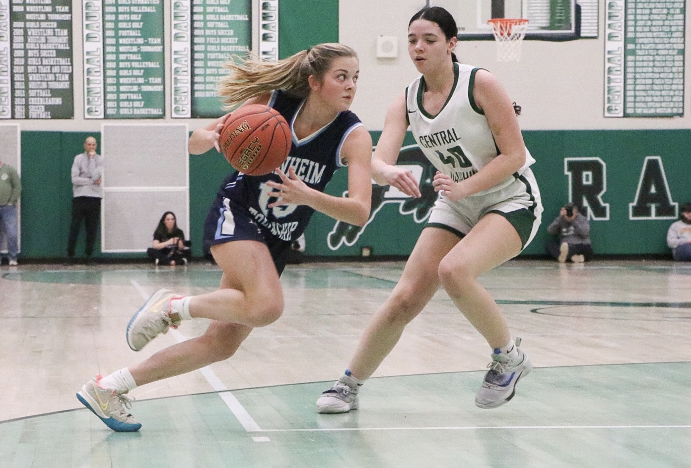 Central Dauphin vs Manheim Twp. in the District 3 6A girls basketball ...