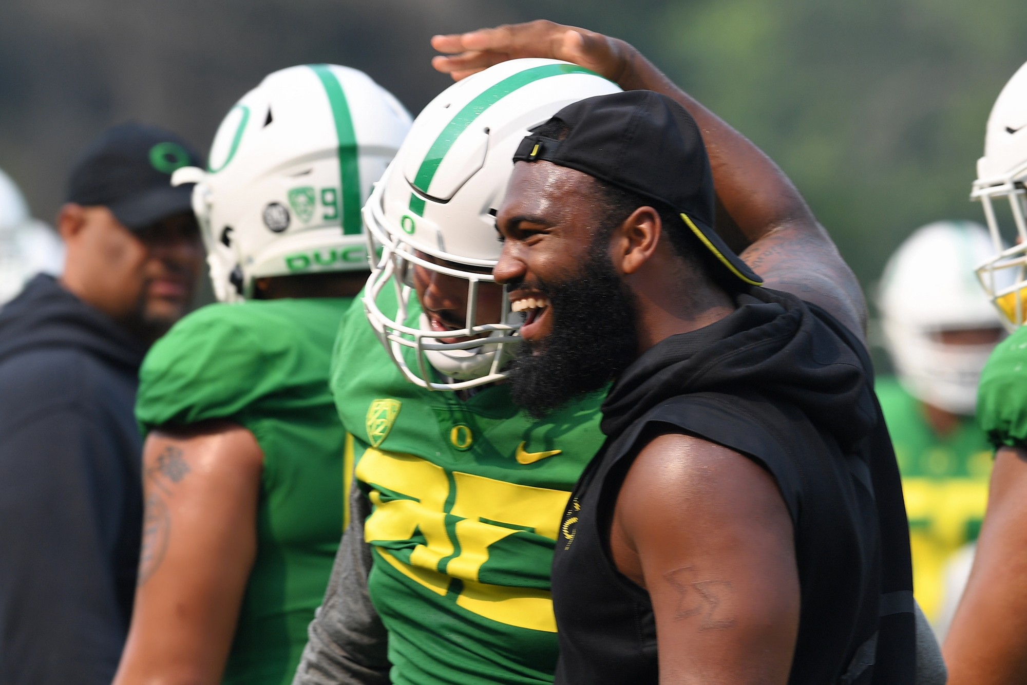 Oregon Ducks football practice, Aug. 12, 2021 - oregonlive.com