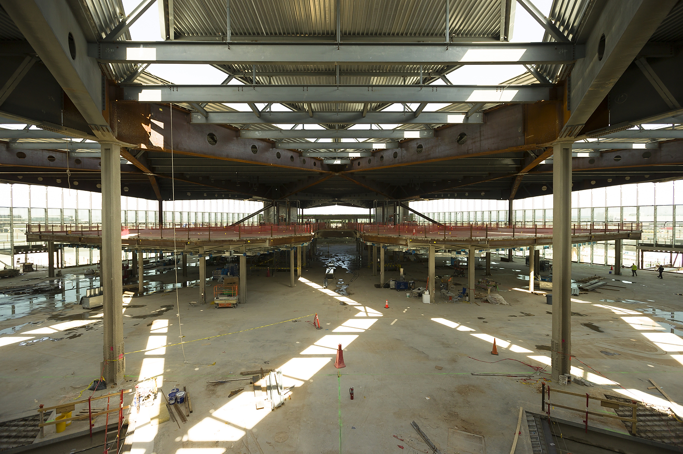 Newark Liberty Terminal One Progress Tour - nj.com