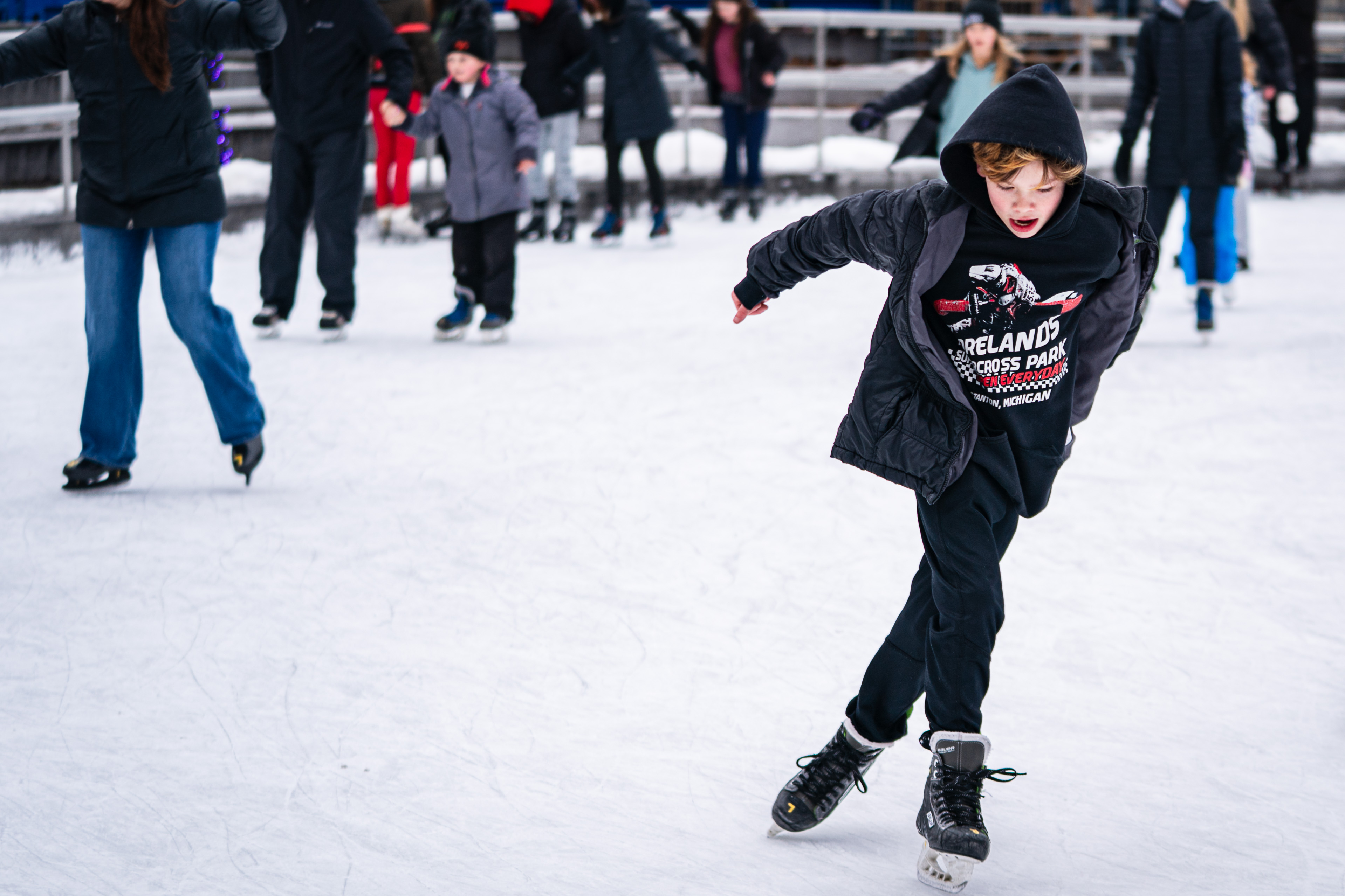 Ice Skating at Rosa Parks Circle - mlive.com