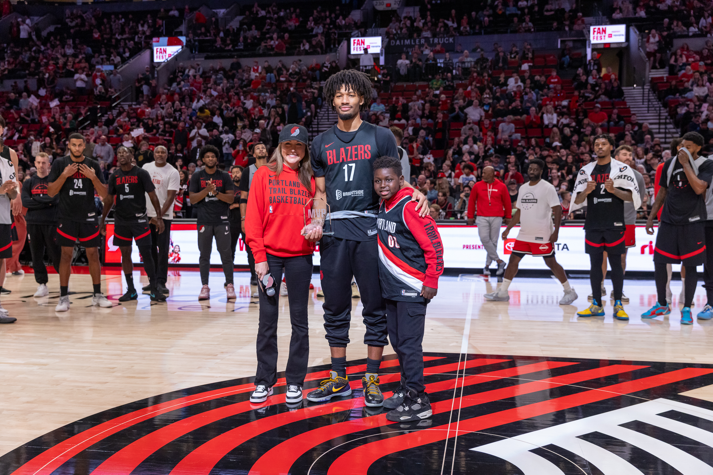 Trail Blazers annual fan fest scrimmage - oregonlive.com