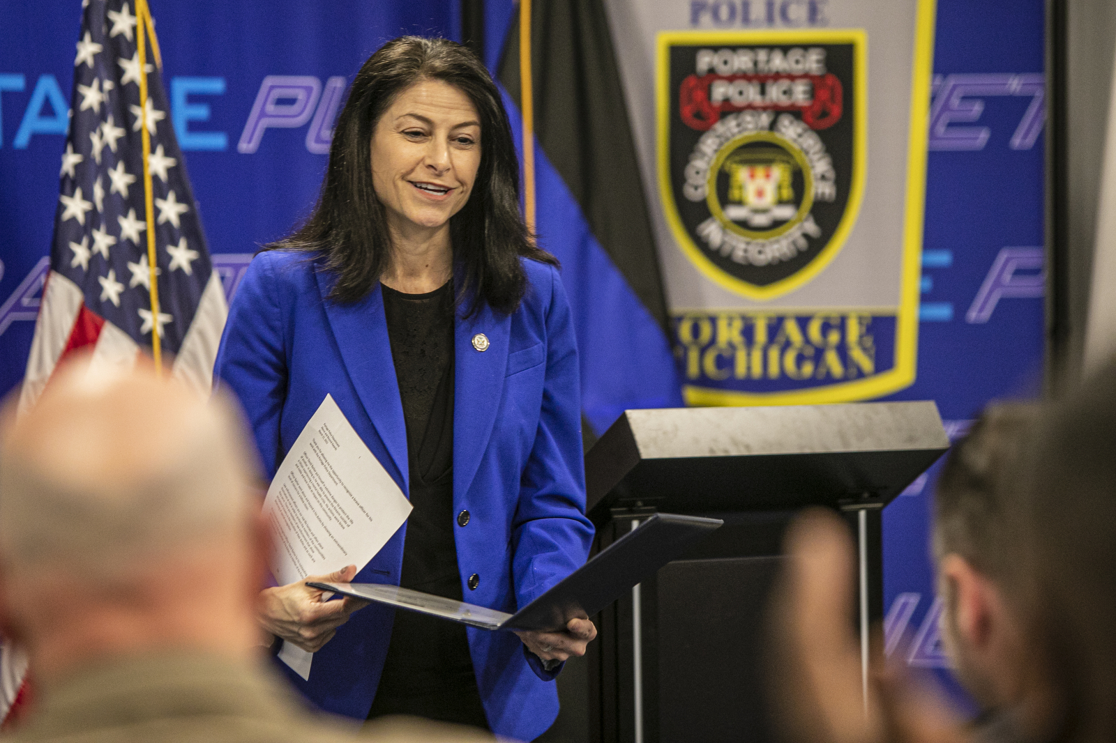 Michigan Attorney General Dana Nessel presents the Above and Beyond ...