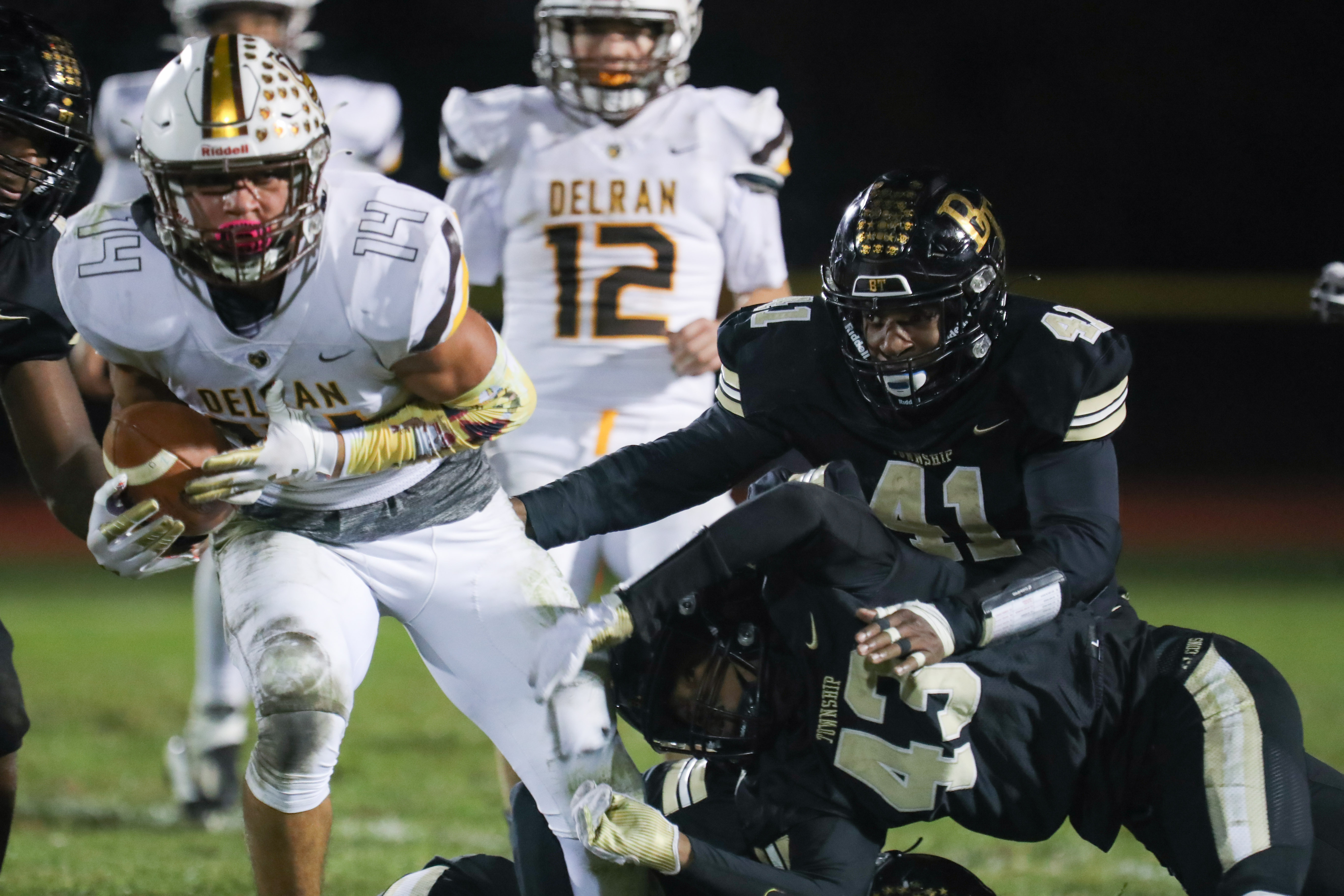 Delran vs Burlington Township Football November 5, 2021. - nj.com