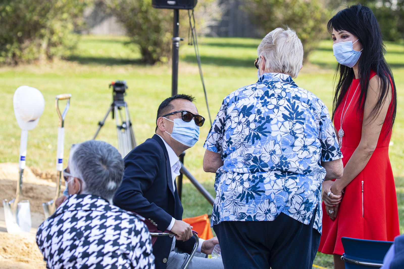 Groundbreaking ceremony for the Charles and Lynn Zhang Portage ...