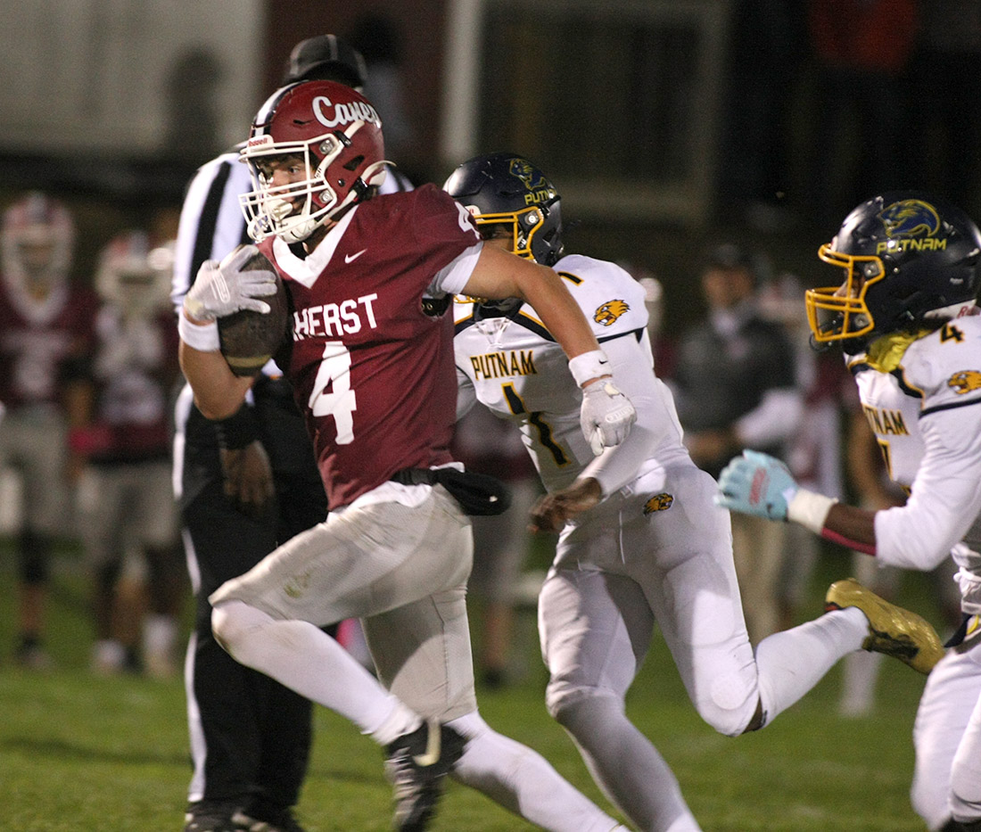 Putnam vs Amherst Football 10/10/25 - masslive.com