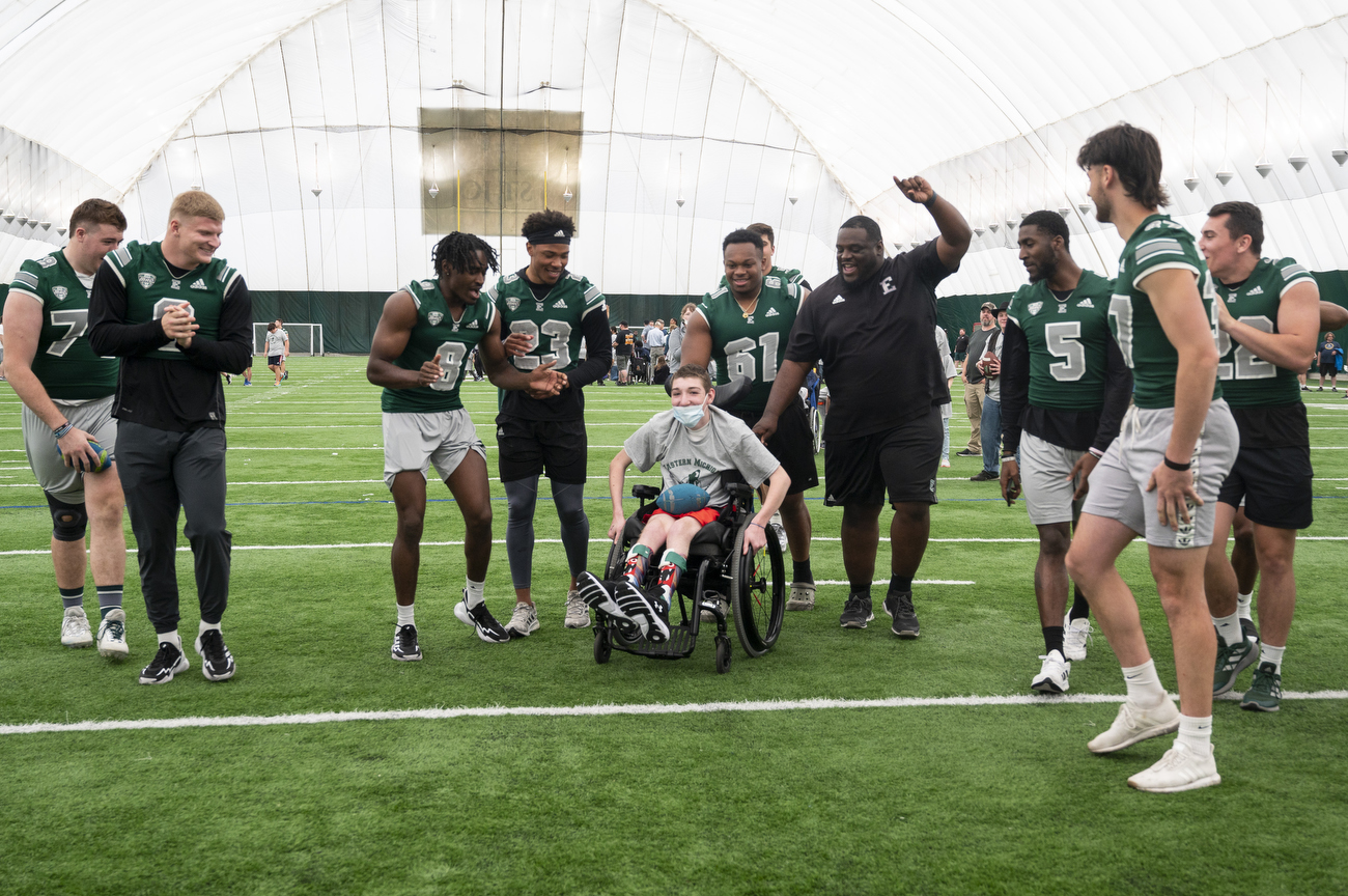 EMU hosts 7th Victory Day football camp for special needs kids - mlive.com