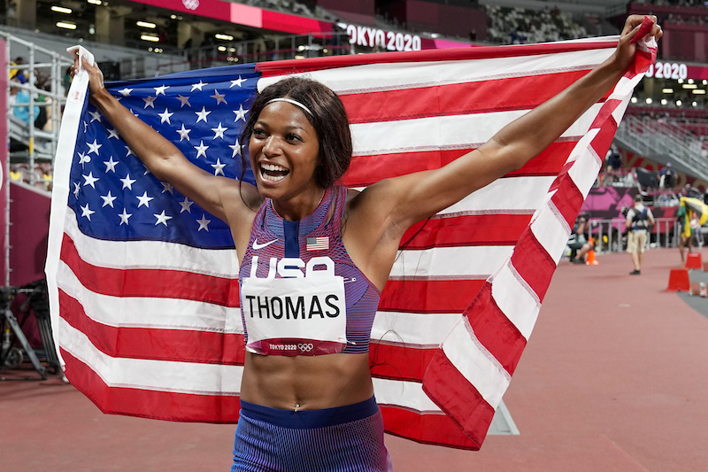 Gabby Thomas of Massachusetts wins bronze in 200M at Tokyo Olympics ...