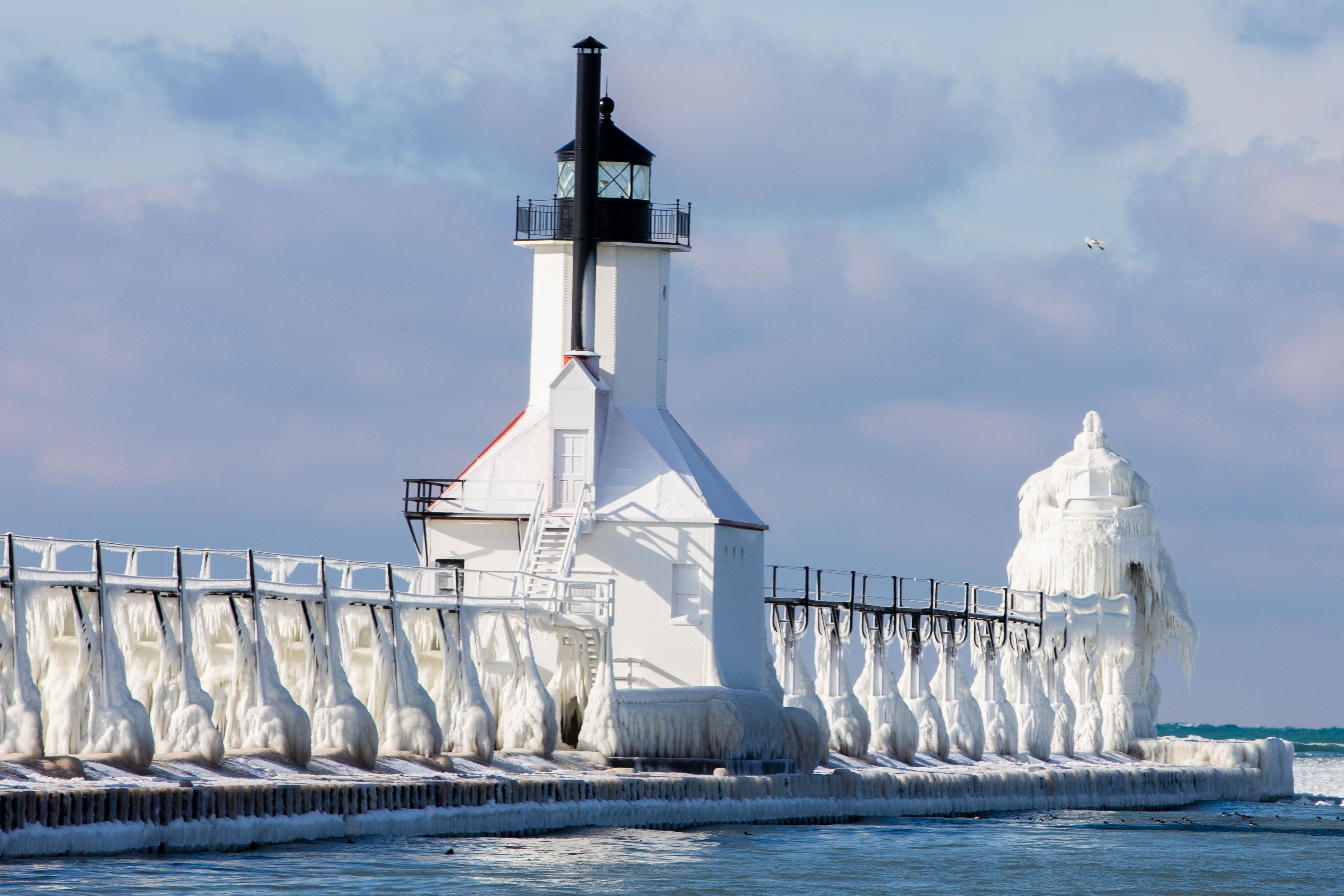 St. Joseph Lighthouse becomes frozen wonderland - mlive.com
