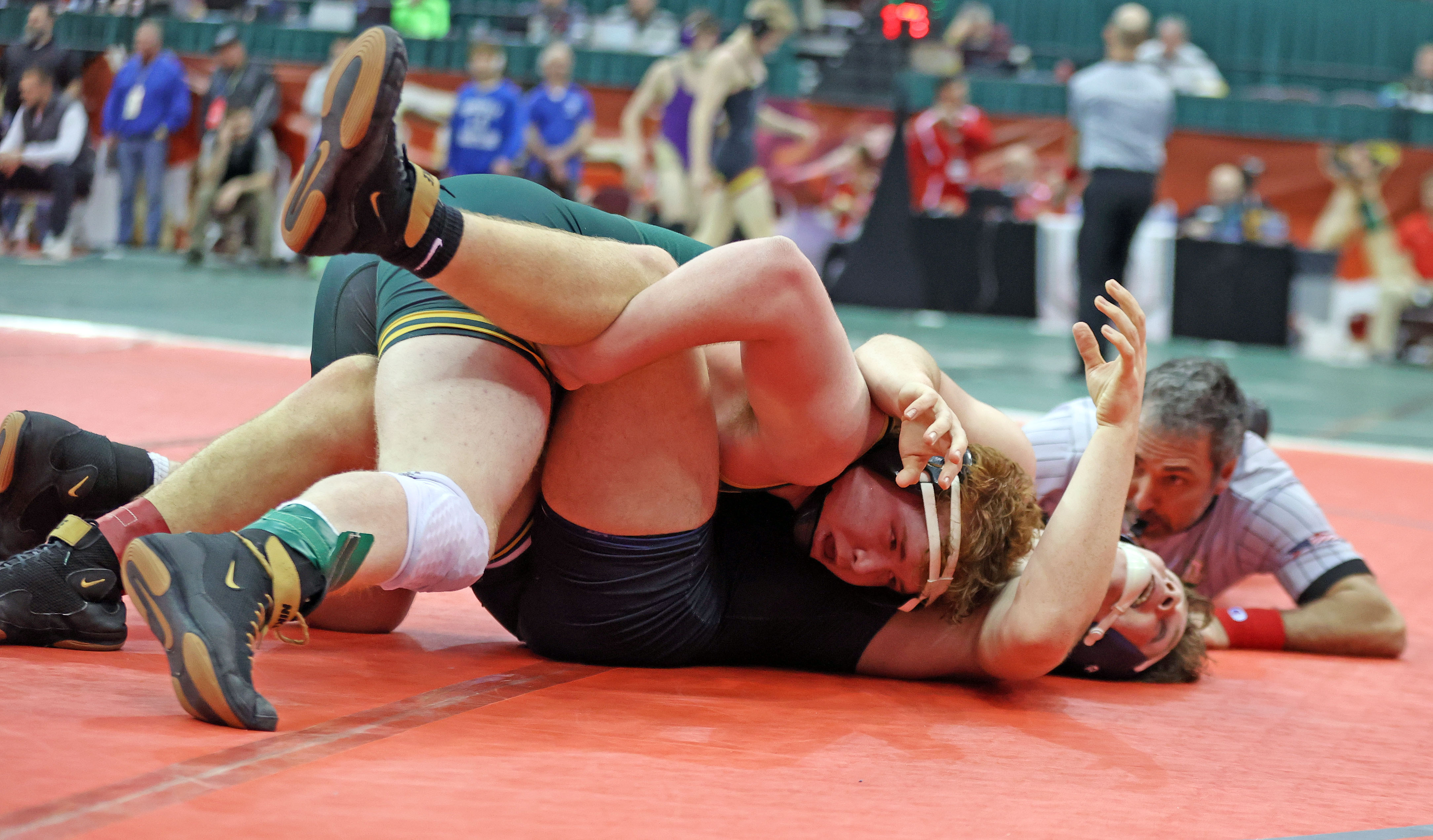 Division I state wrestling championships: preliminary round, March 11 ...