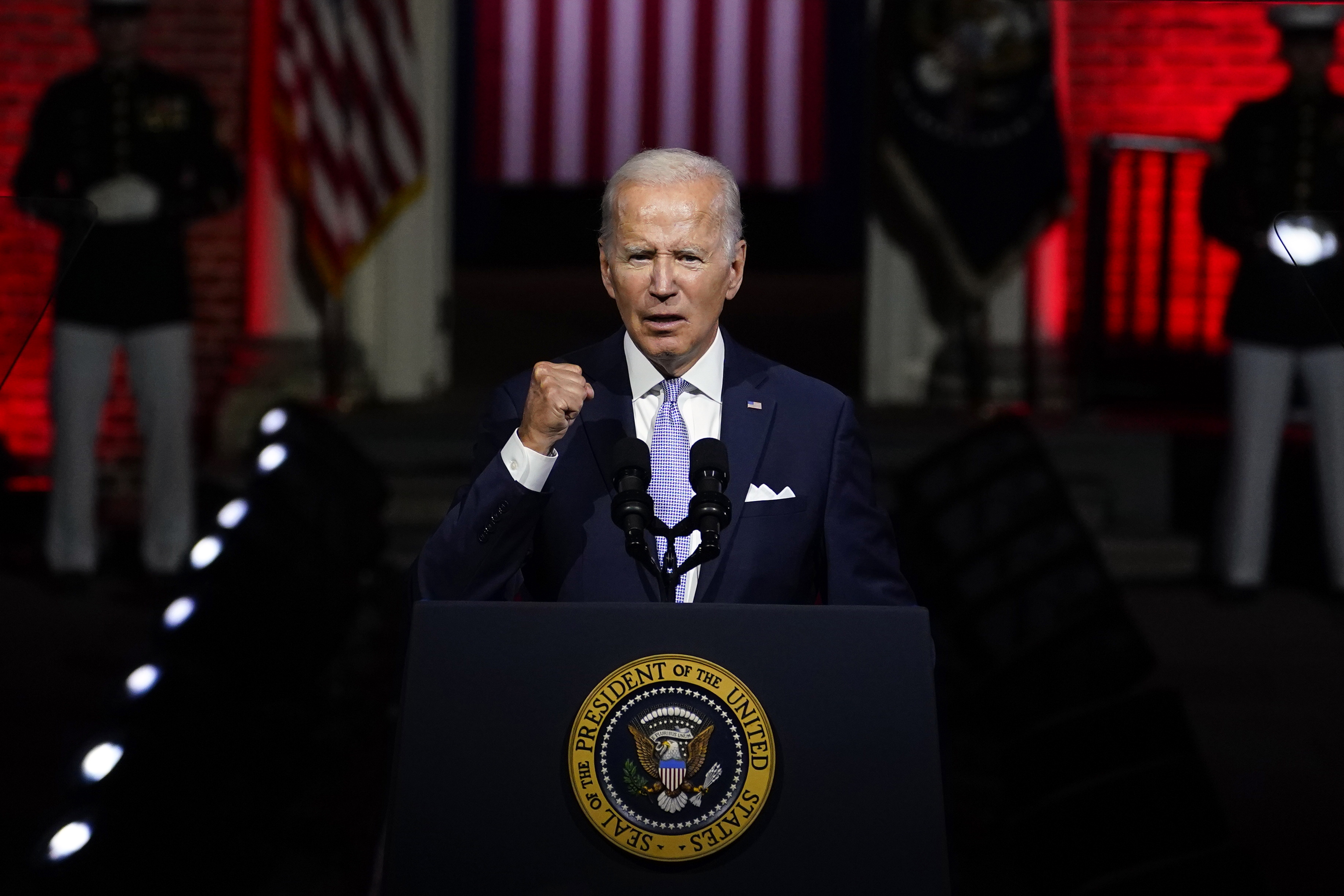 Biden at Independence Hall: Trump, allies threaten democracy - masslive.com