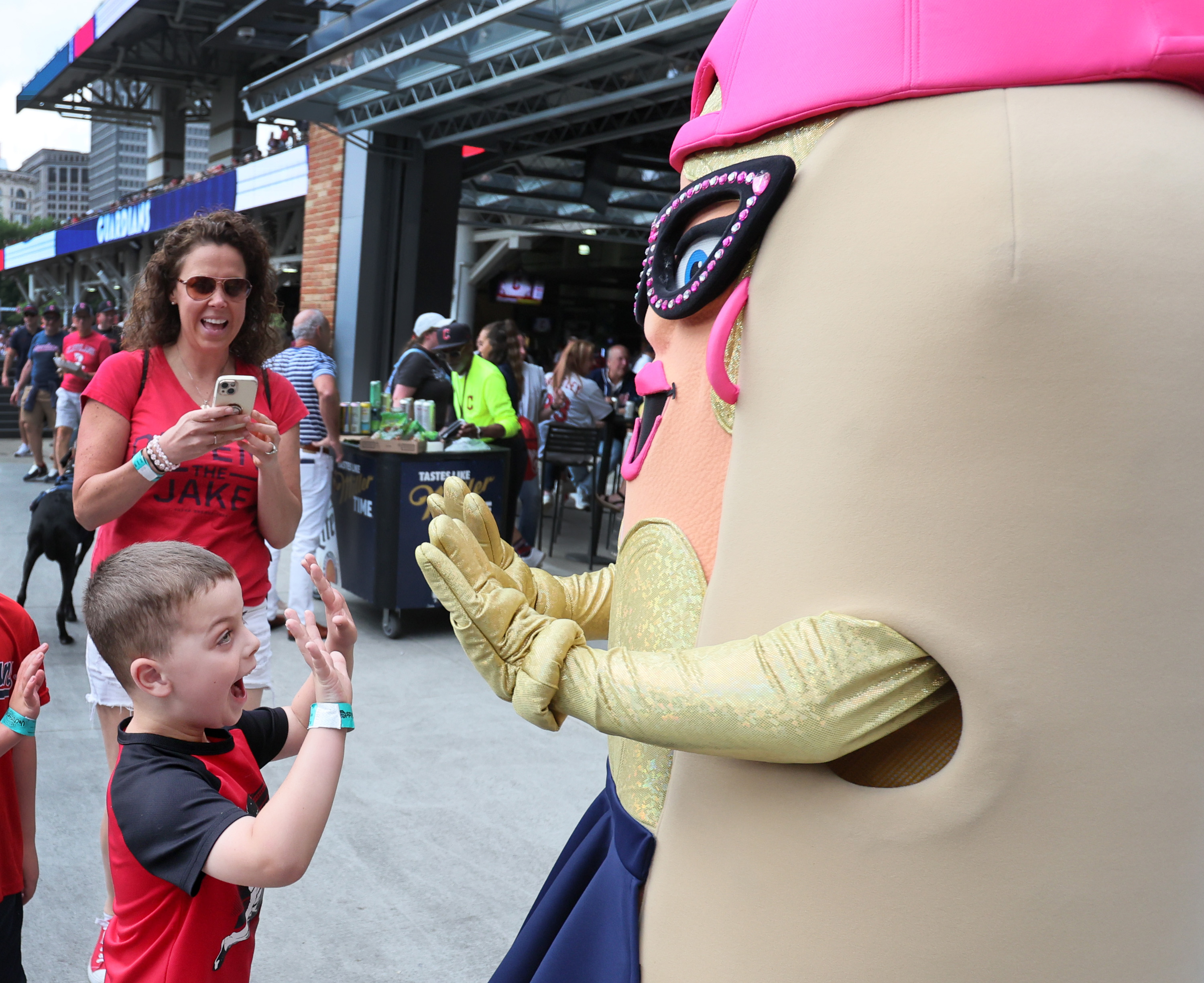 An evening at Progressive Field with the Cleveland Guardians’ Hot Dog ...