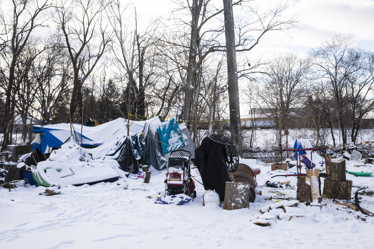 Mills Street homeless encampment in Kalamazoo - mlive.com