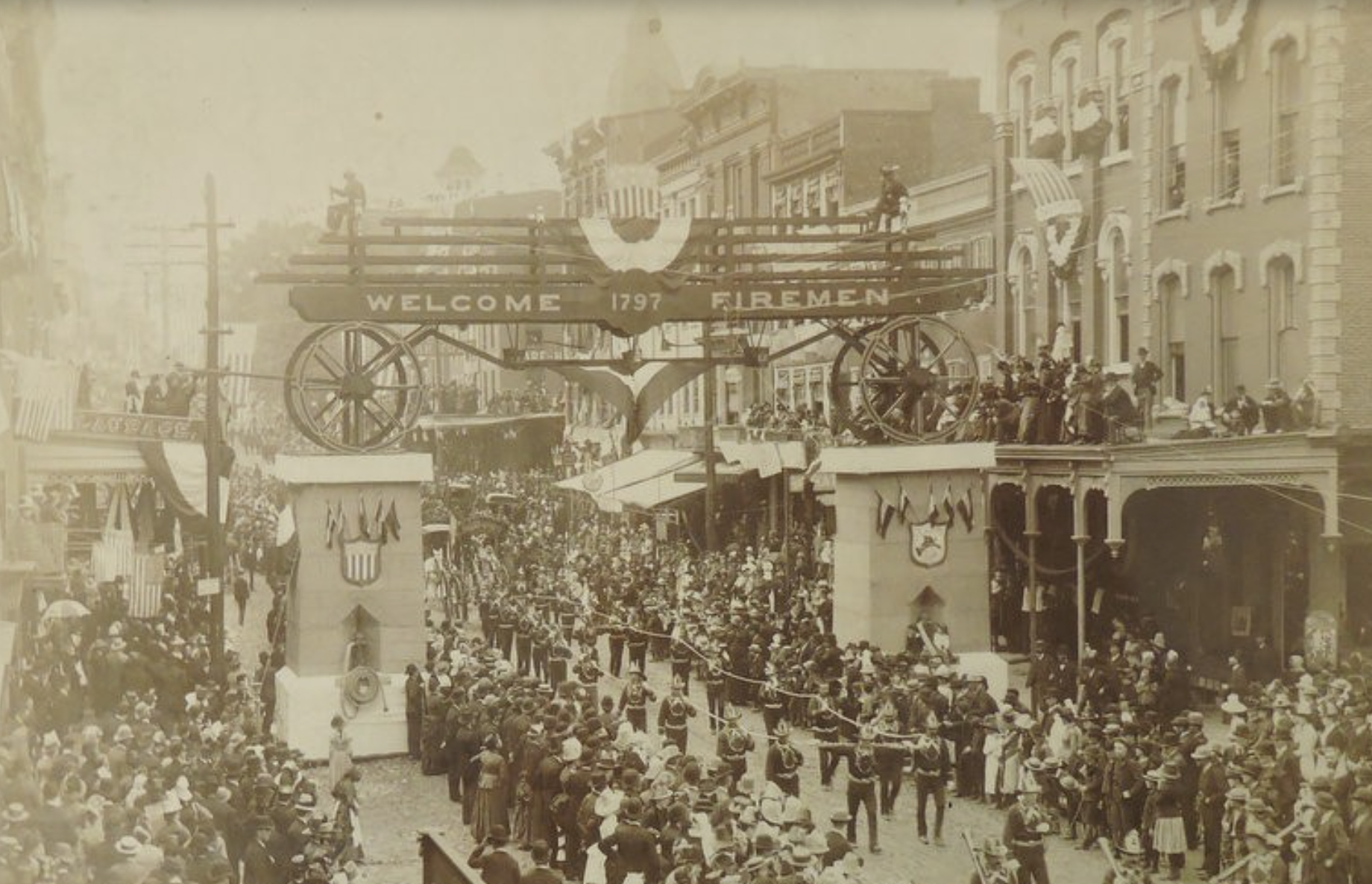 Historical photos of Easton fire fighters - lehighvalleylive.com