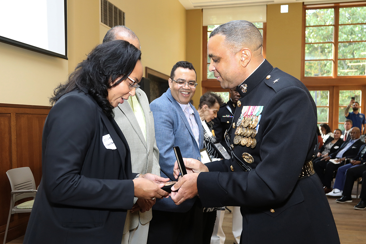 The Congressional Gold Medal Ceremony honoring Corporal Joseph A. Budd ...