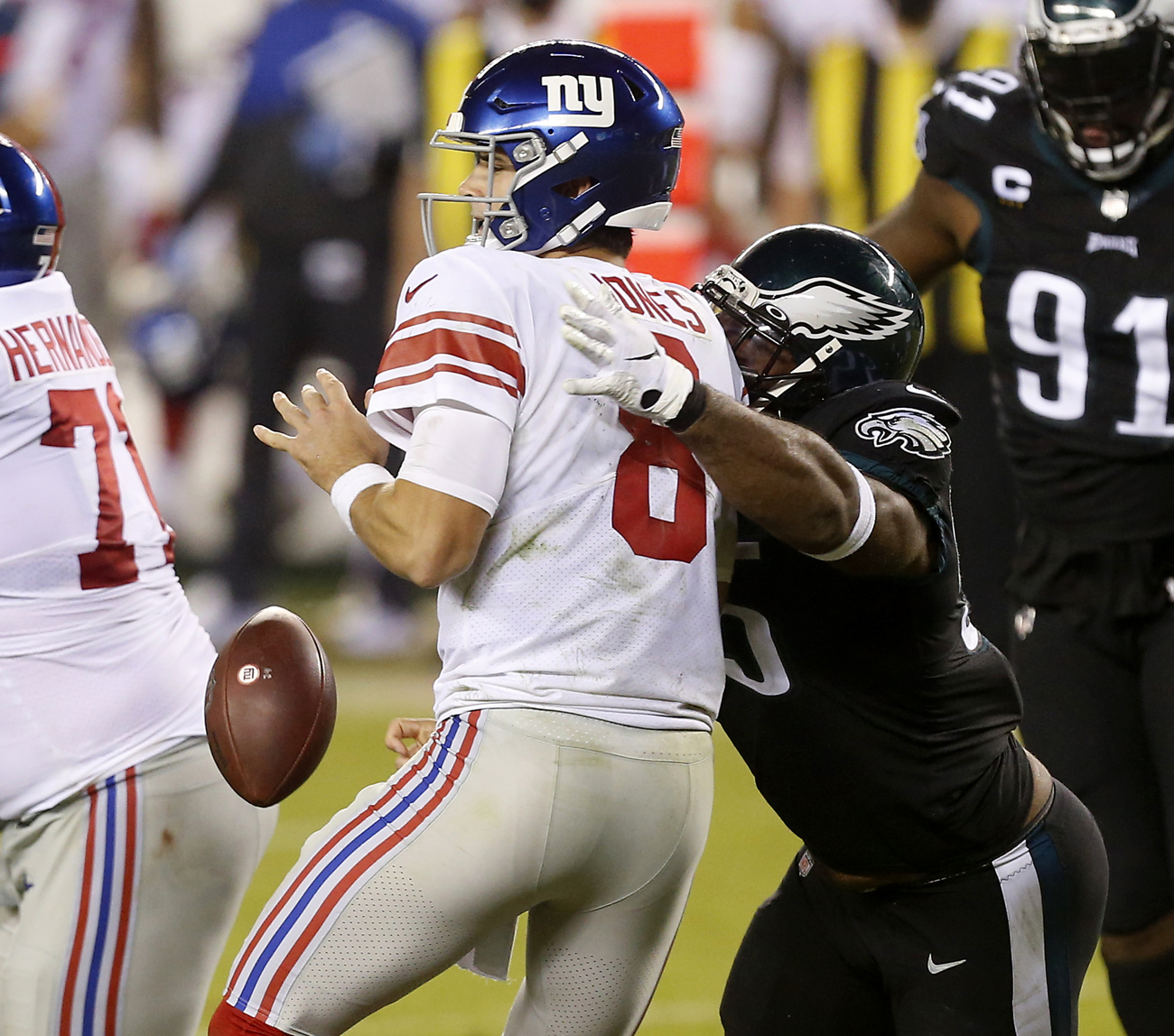 New York Giants vs. Philadelphia Eagles, Oct. 22, 2020 ...