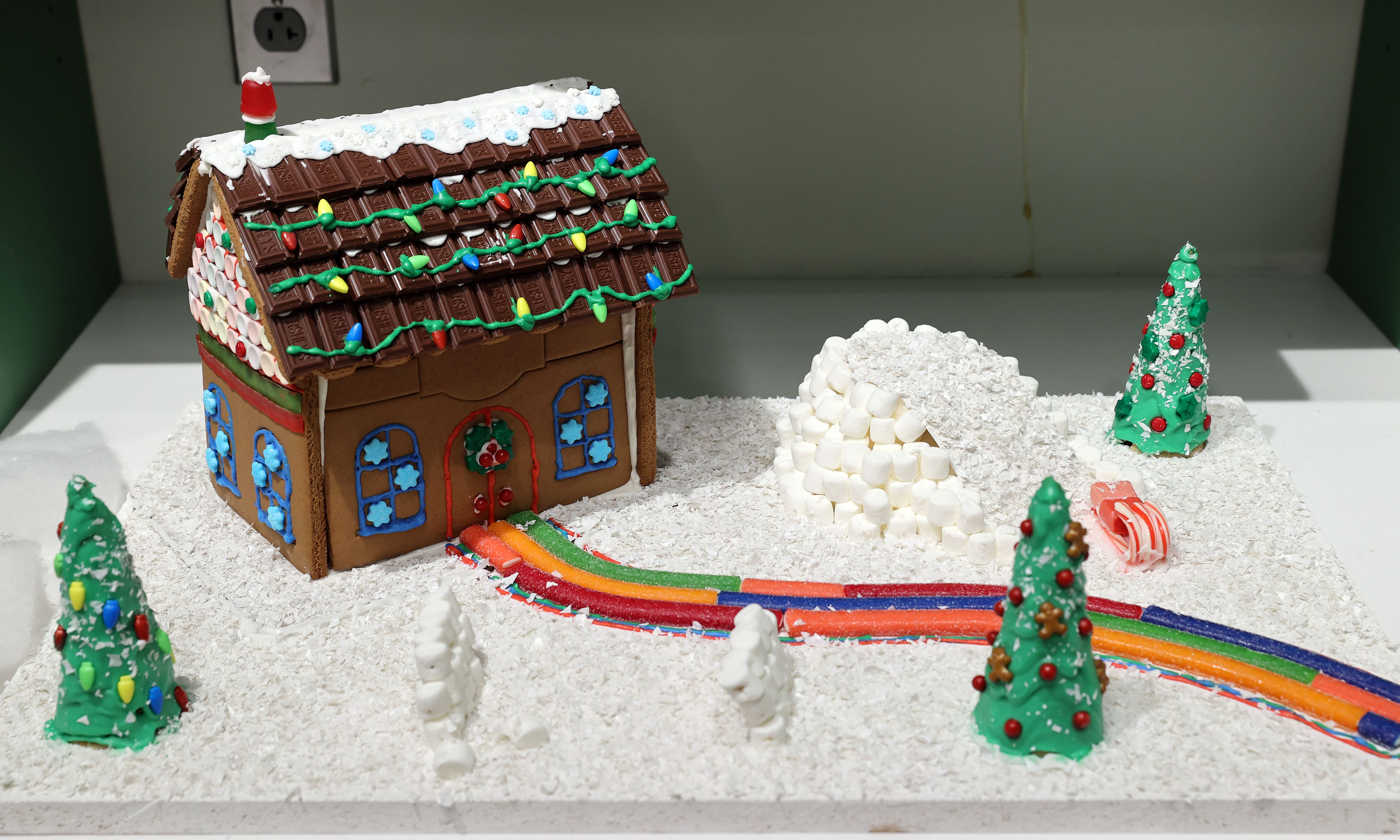 Gingerbread displays at Cleveland Botanical Garden, November 17, 2022 ...