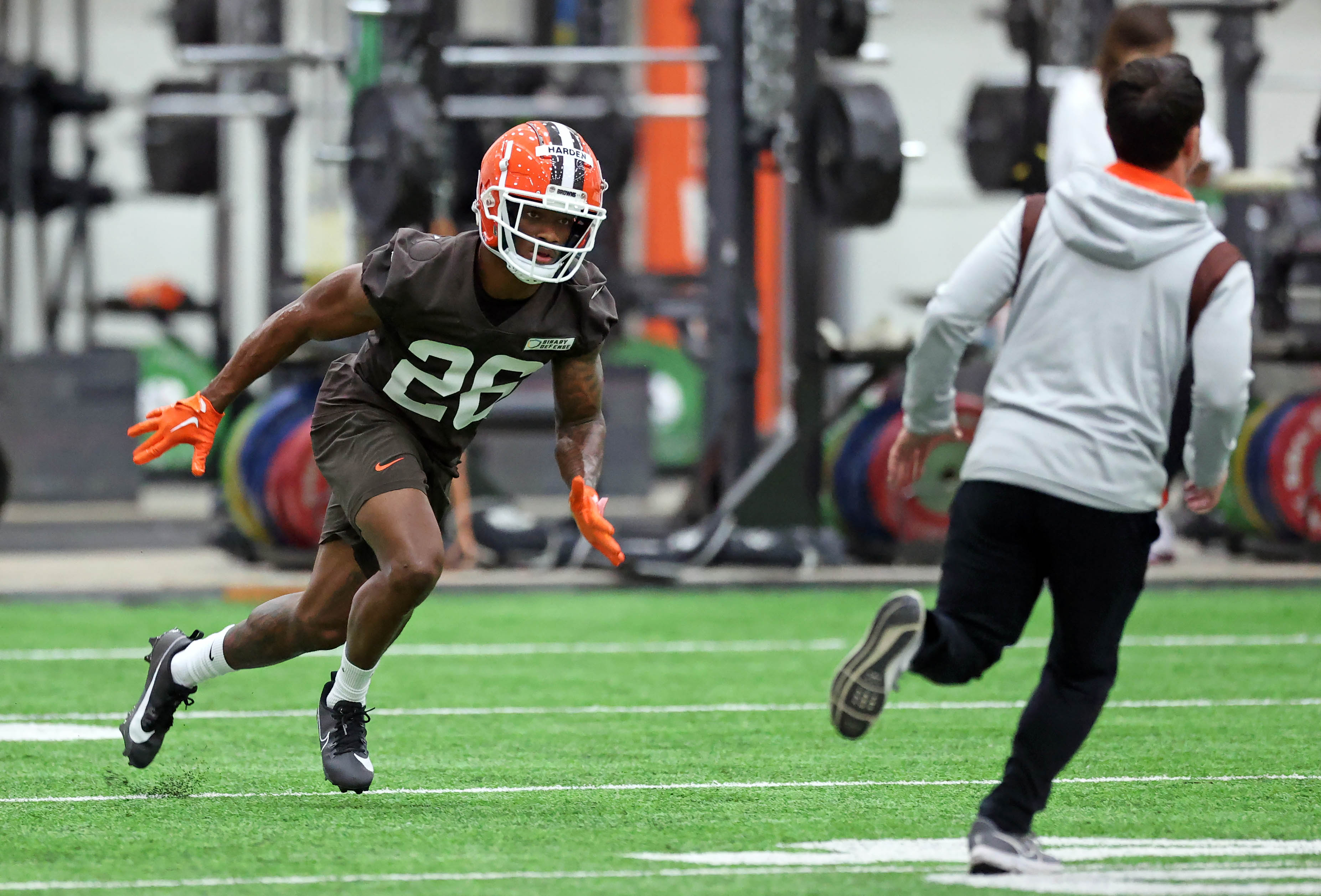 Cleveland Browns cornerback Myles Harden, August 22, 2024 - cleveland.com