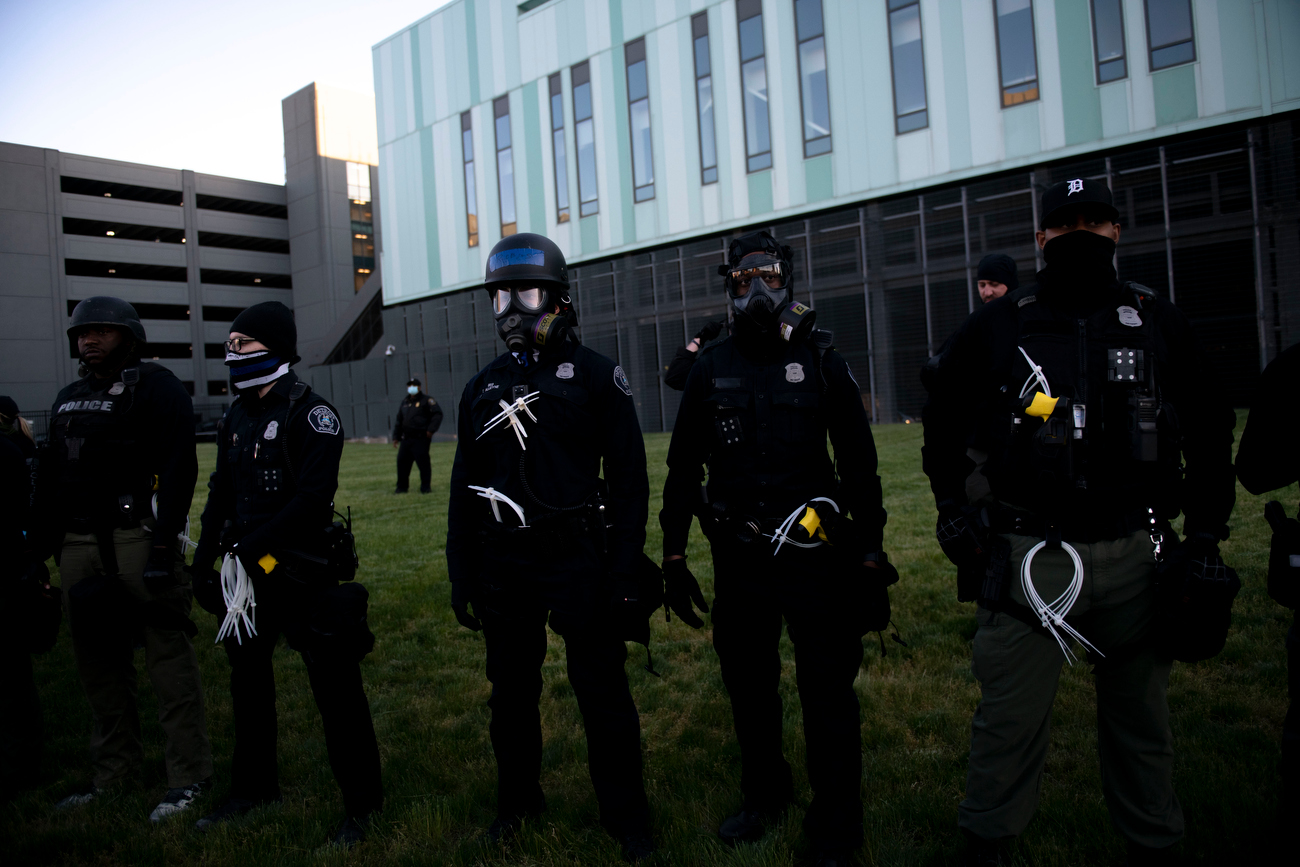 Protesters march through Detroit in third day of protesting police ...