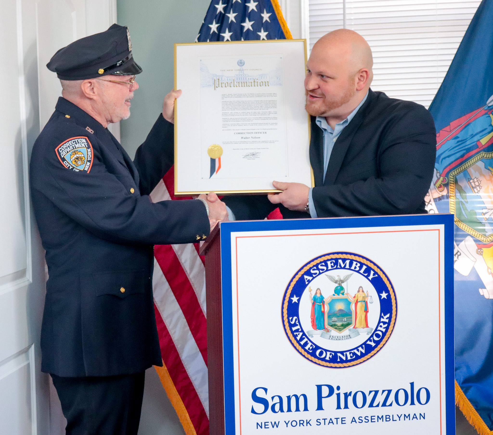 Correction officer Walter Nelson honored for 50 years of service ...