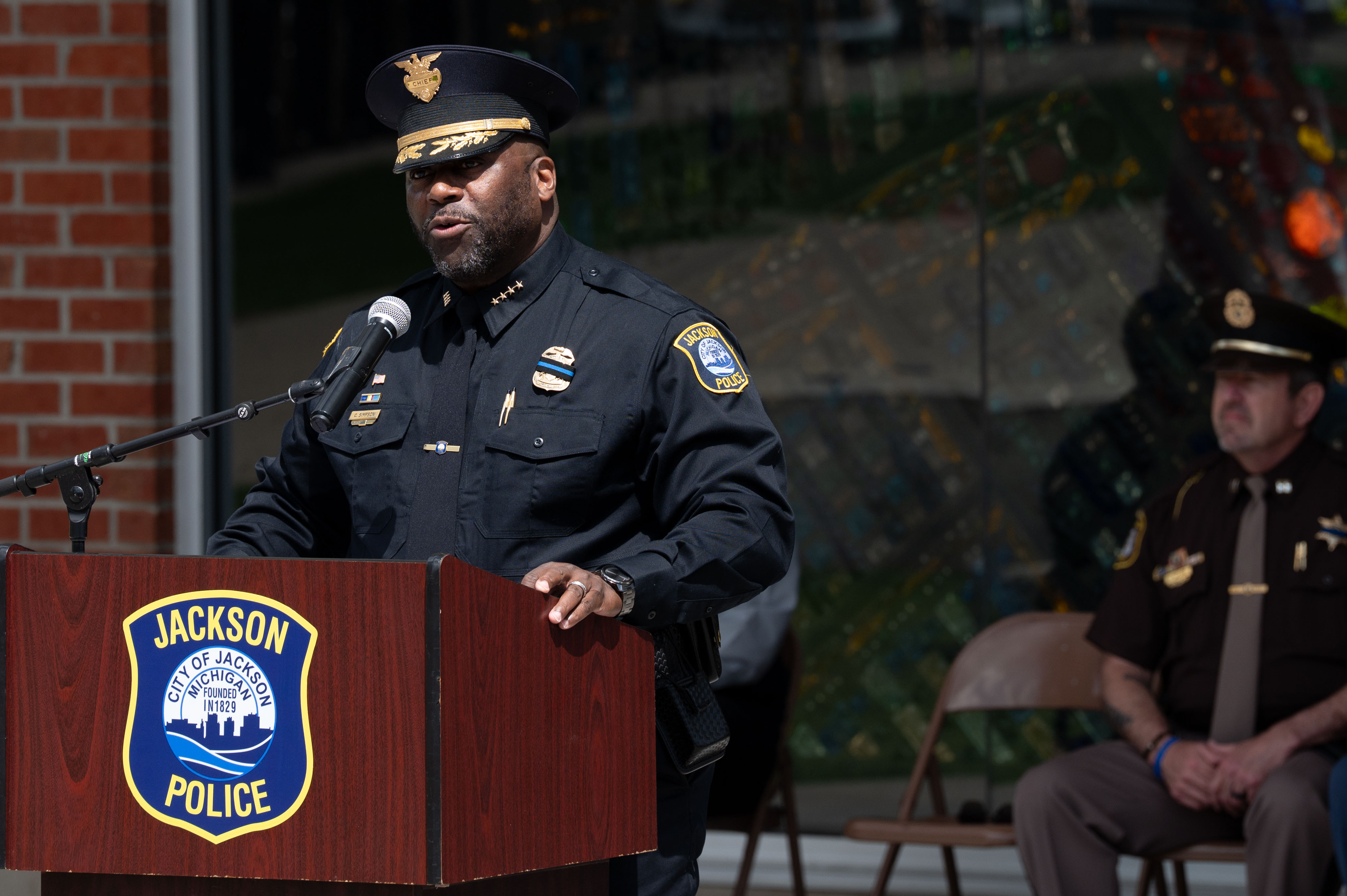 Jackson Fallen Officer Memorial - mlive.com