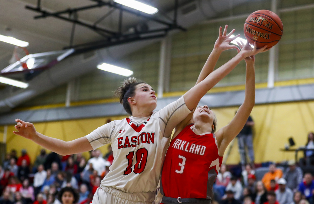 Easton vs. Parkland in the District 11 Class 6A girls basketball ...
