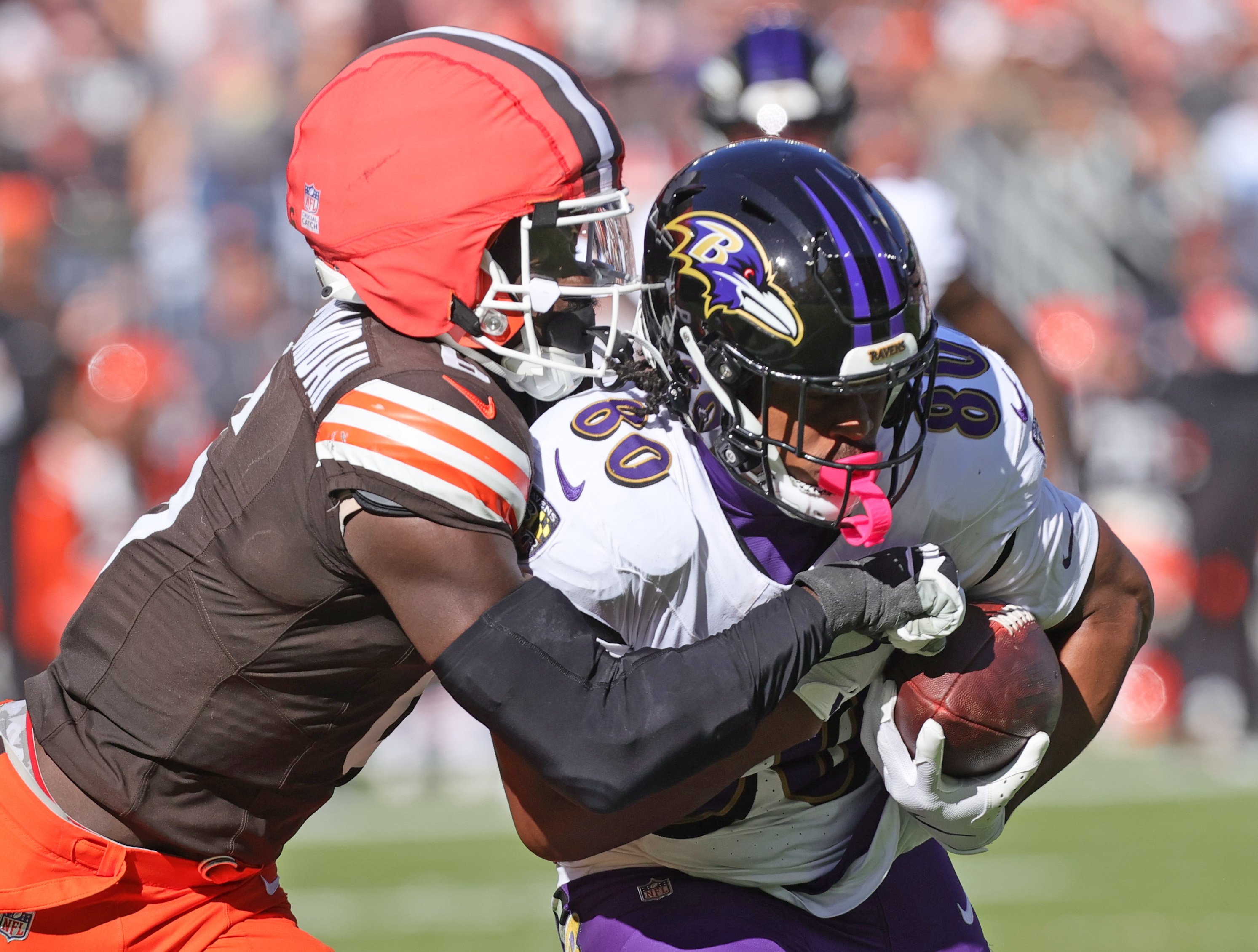 Cleveland Browns defense vs. Baltimore Ravens, October 27, 2024 ...