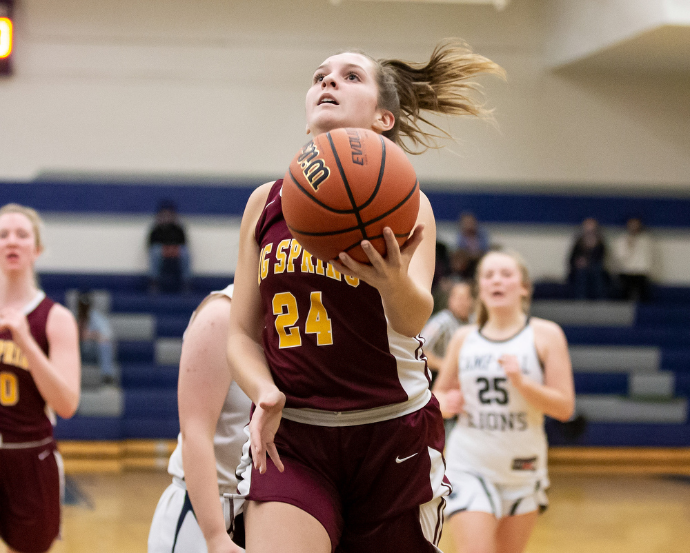 Big Spring defeats Camp Hill 51-11 in girls high school basketball ...