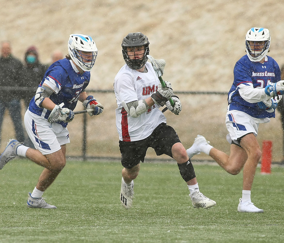 UMass Men's Lacrosse vs UMass Lowell 2/19/22 - masslive.com