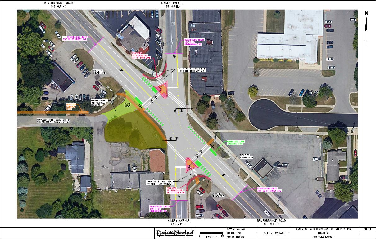 Road redesign will make skewed intersection in Grand Rapids’ suburb ...