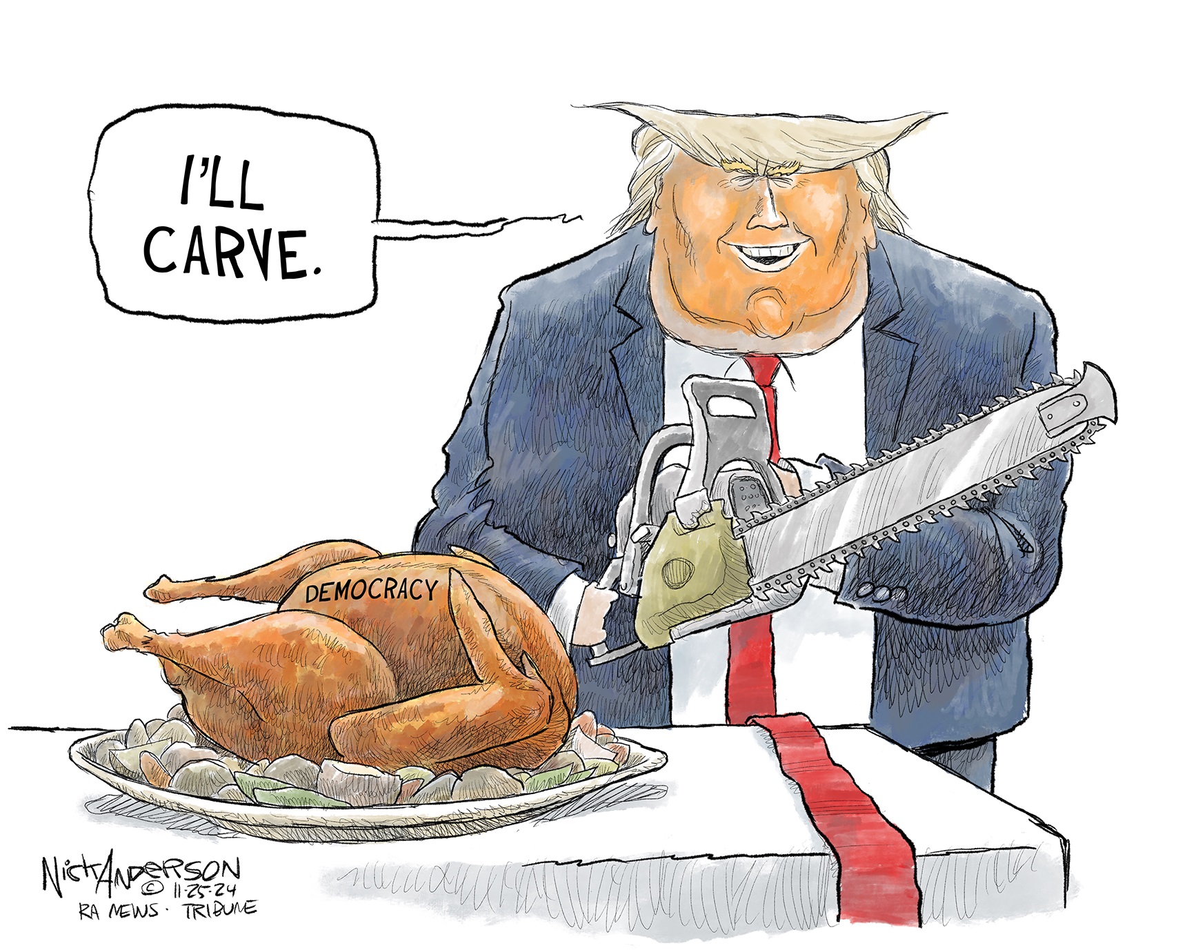 Editorial cartoons for Dec. 1, 2024 - oregonlive.com