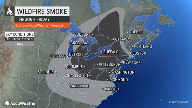 Smoke from Canadian wildfires causes problems in U.S. - pennlive.com