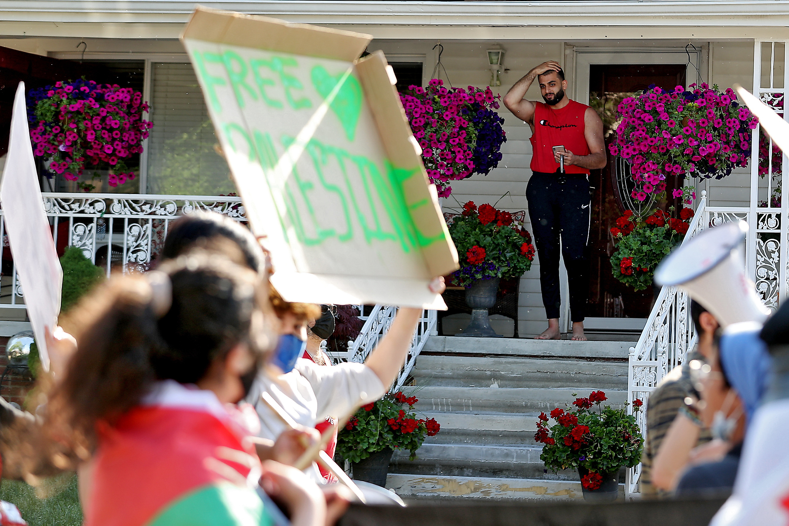 "Resistance Until Liberation" march in Dearborn – May 24, 2021 - mlive.com
