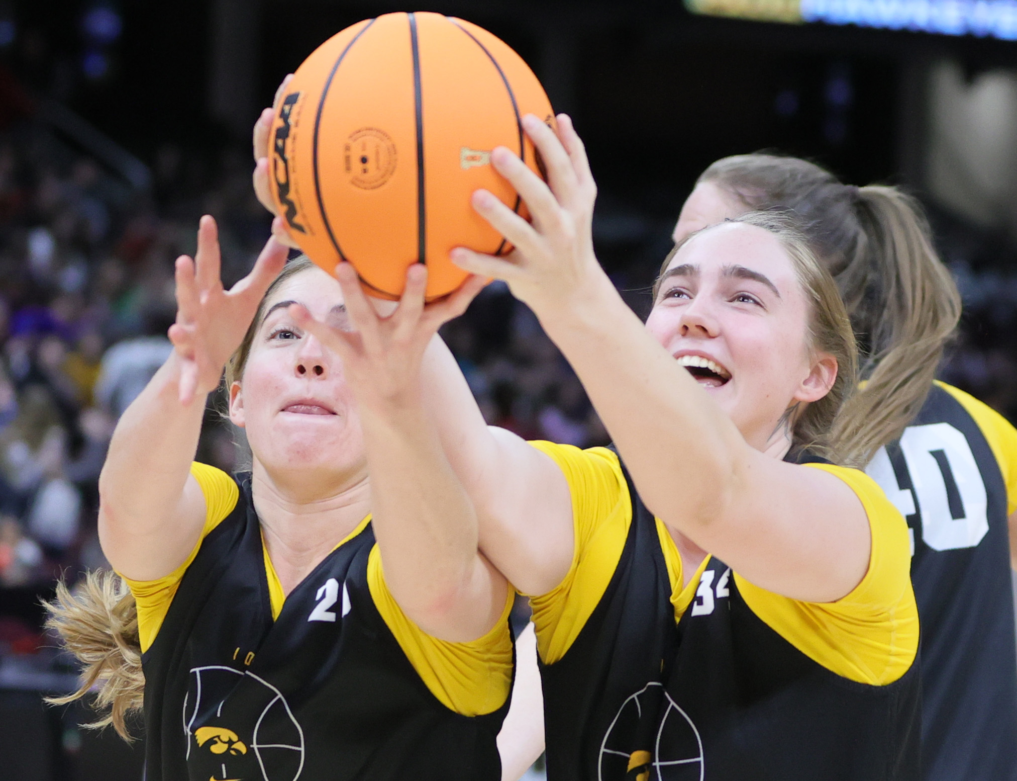 Iowa Hawkeyes open practice in Women's Final Four, April 6, 2024 ...