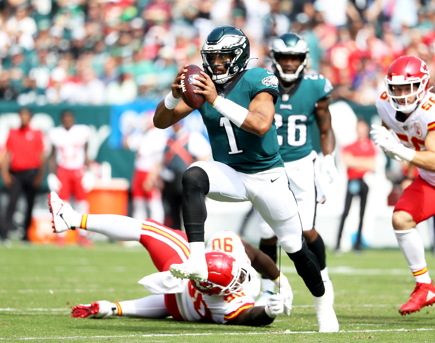 Kansas City Chiefs vs. Philadelphia Eagles, Oct. 3, 2021 ...