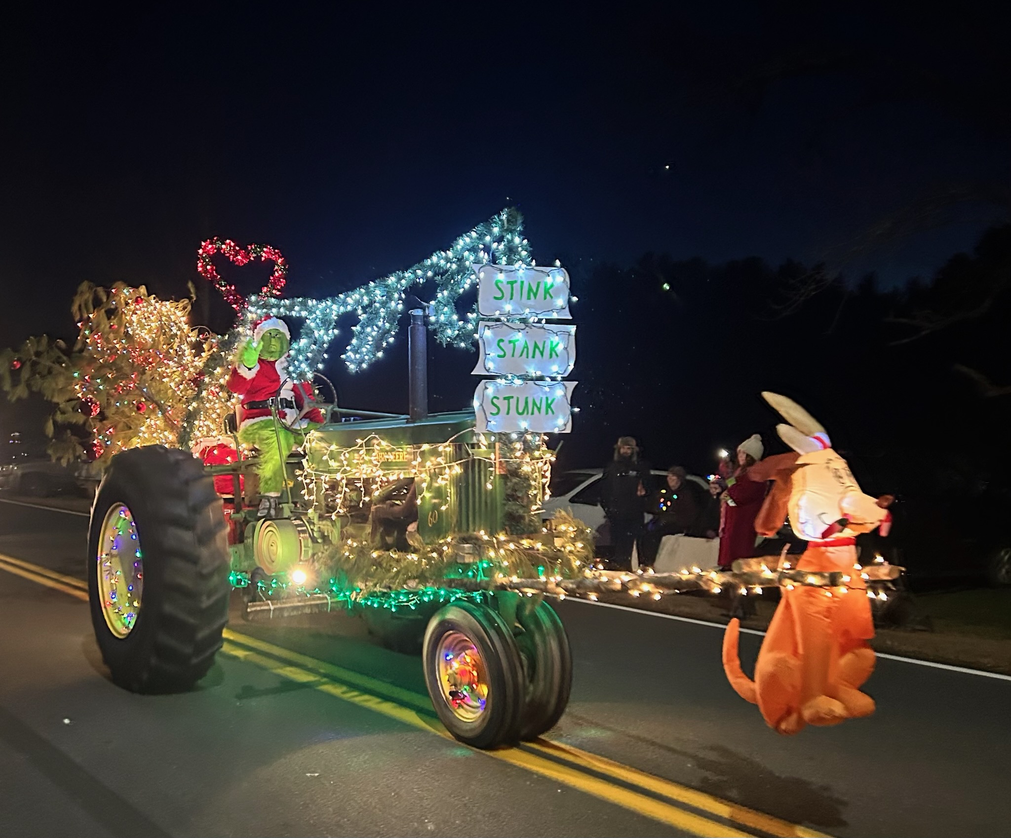 Wyben first annual Lighted Tractor Christmas Parade - masslive.com