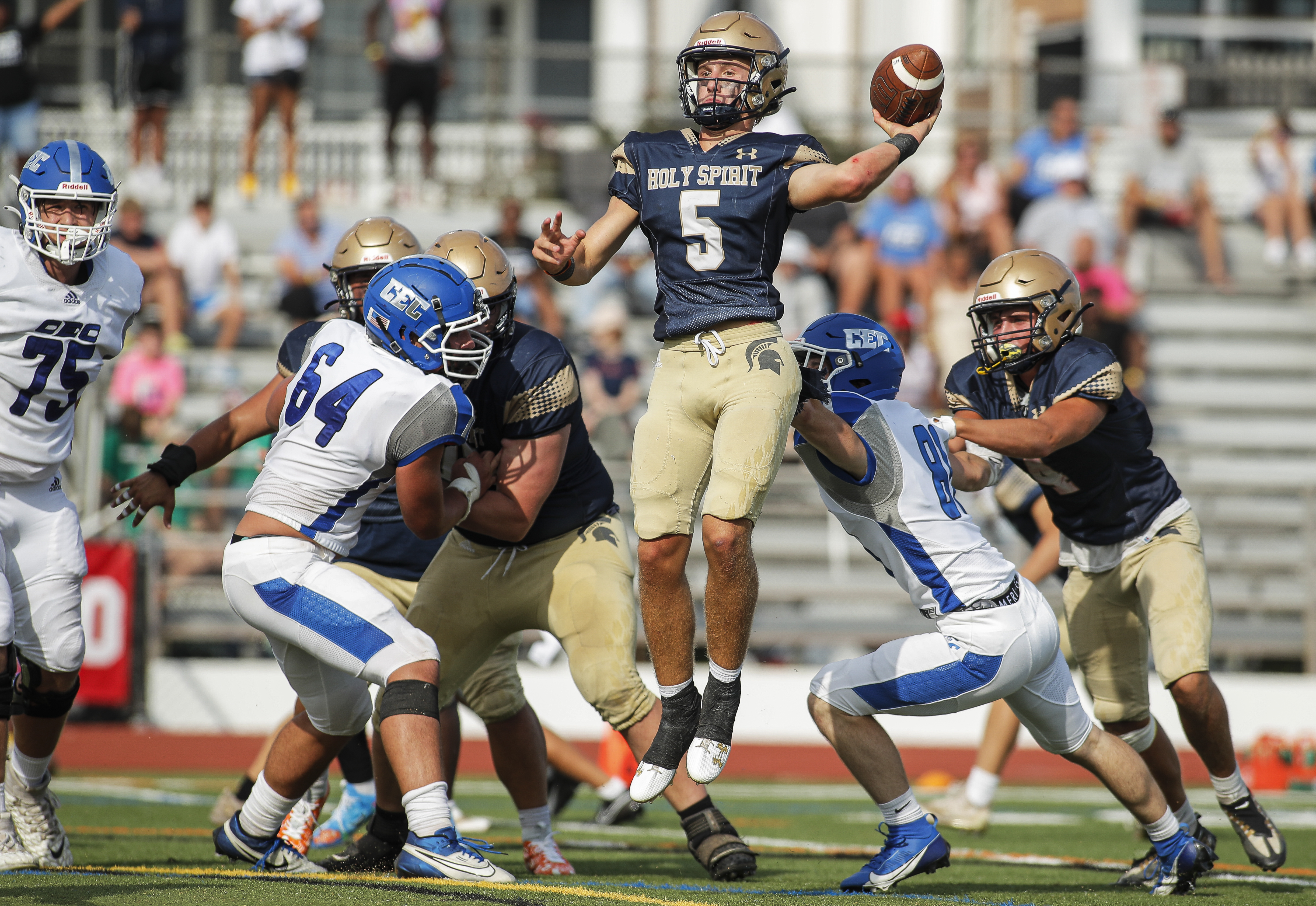 Football: Holy Spirit vs. Conwell Egan (Pa.); Battle at the Beach ...