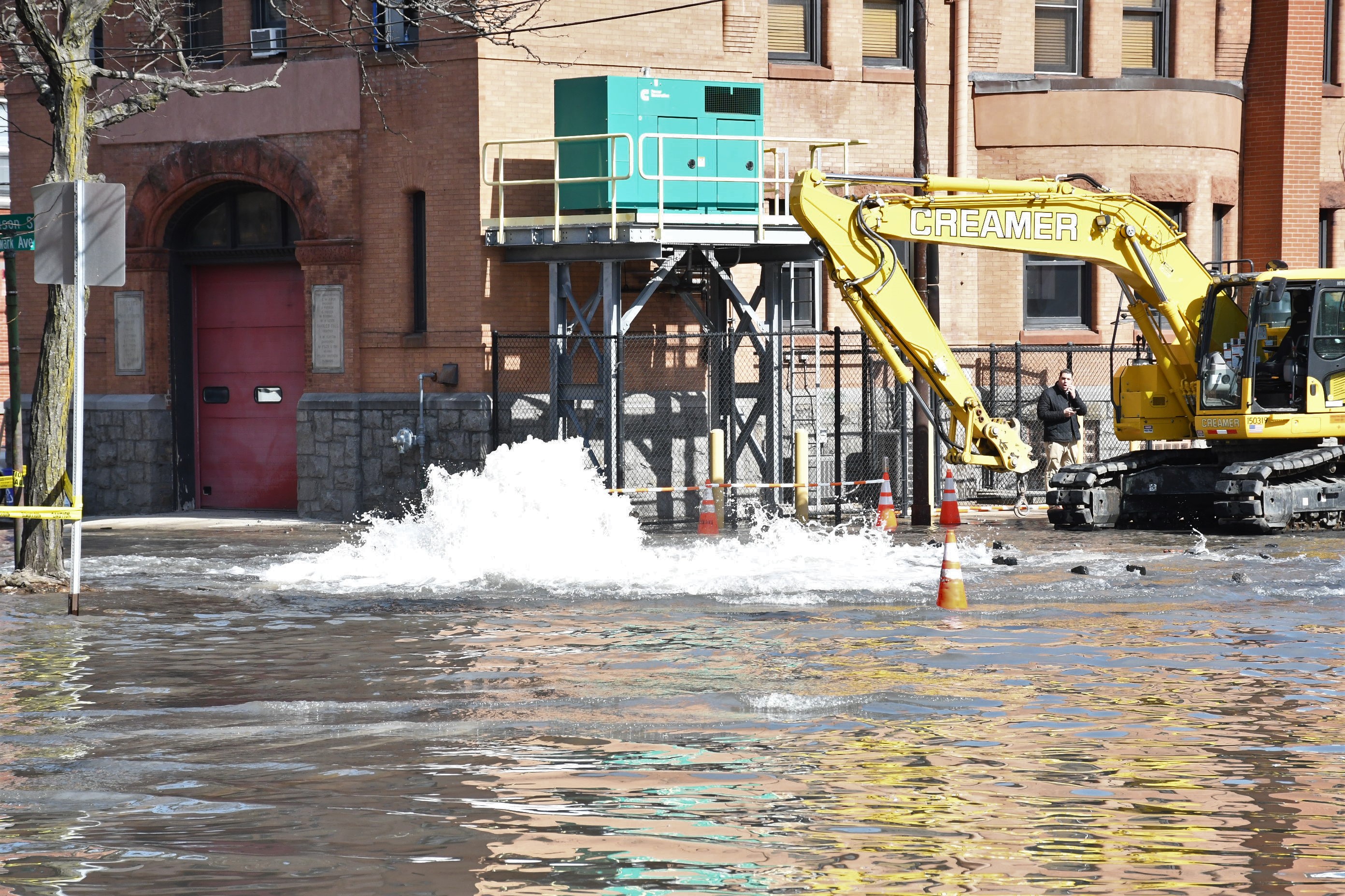 Water main break on Hoboken, Feb. 27, 2023 - nj.com