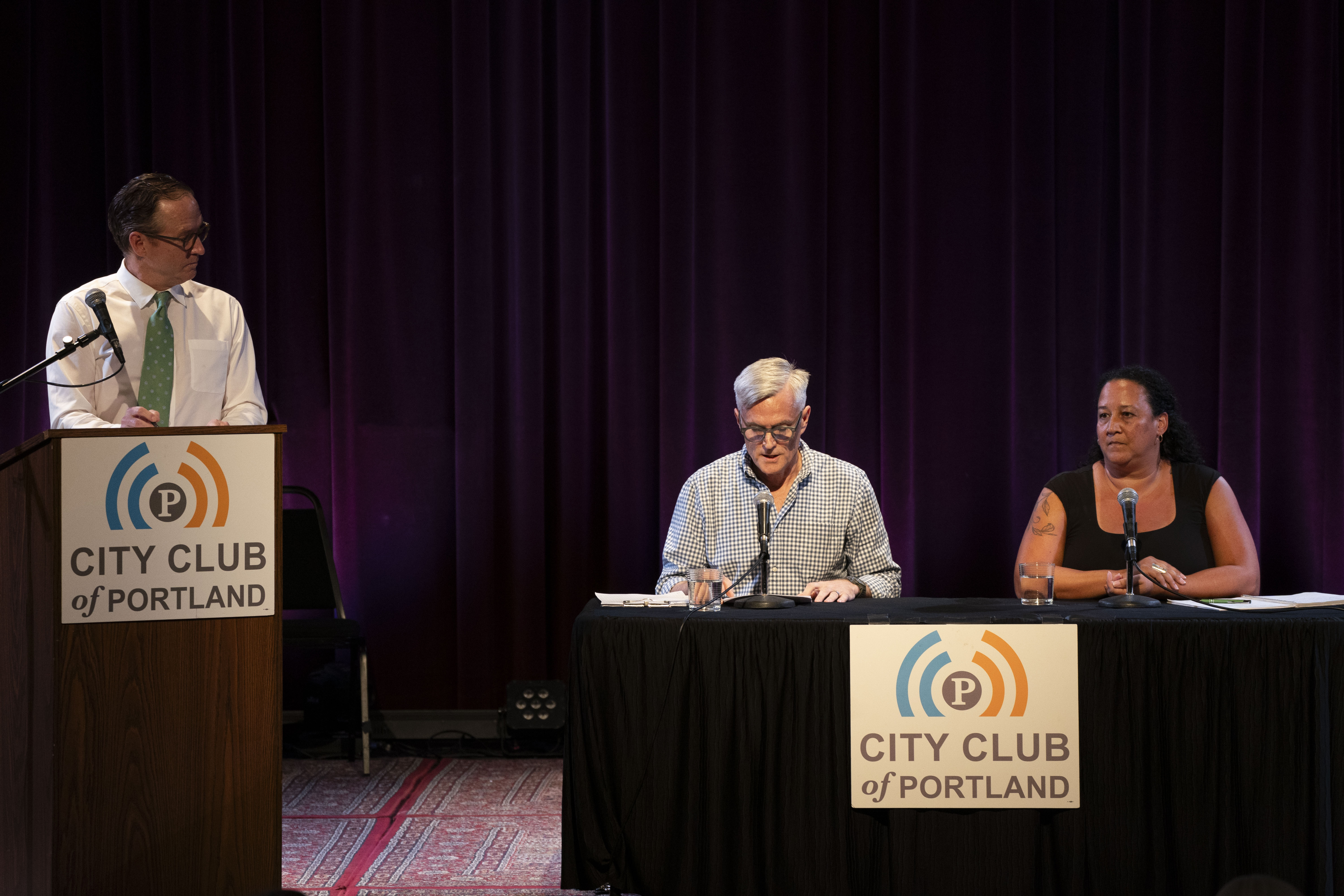 Shannon Singleton and Sam Adams debate at Portland City Club forum ...