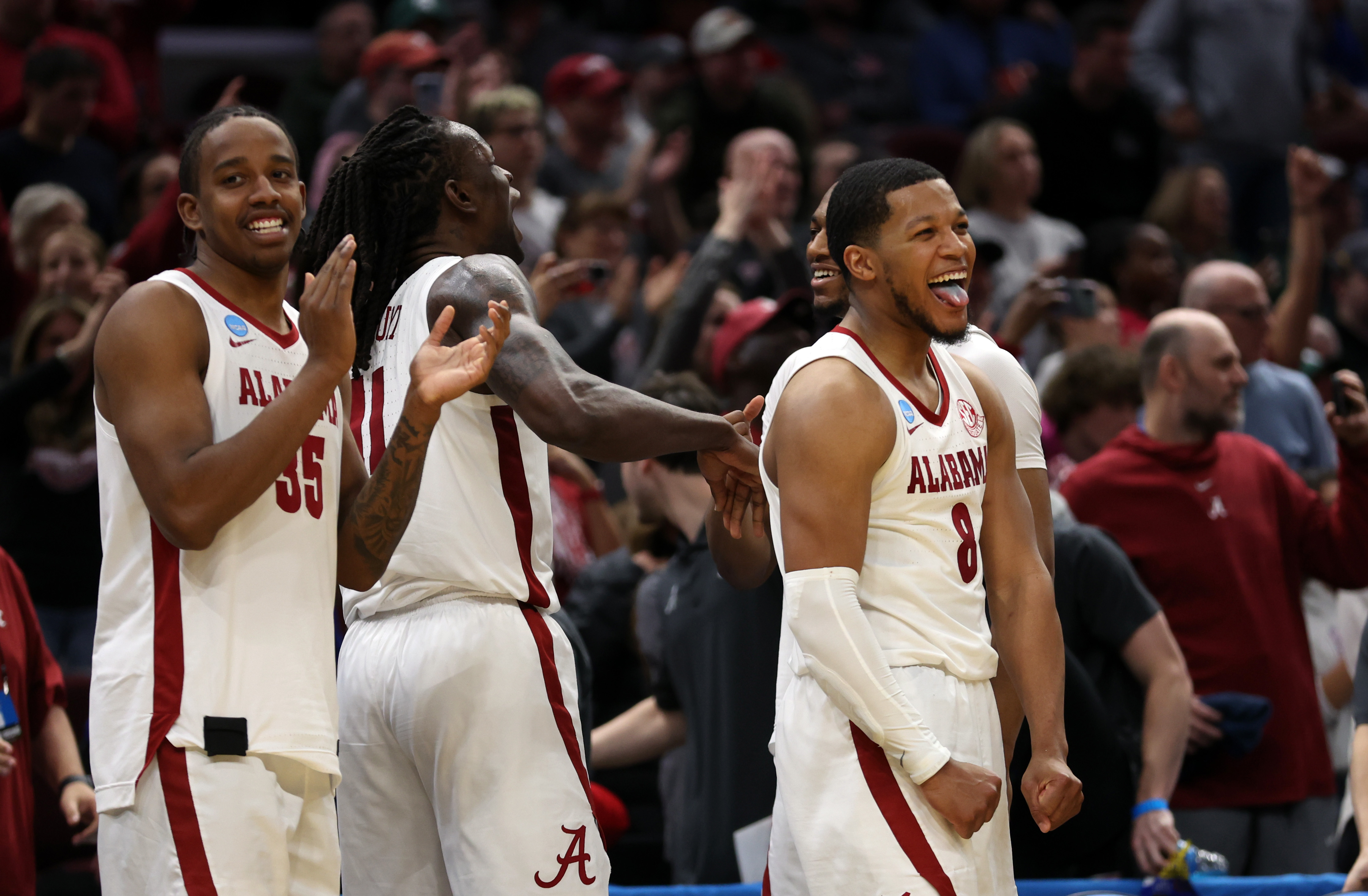 Alabama Crimson Tide vs. St. Mary's Gaels second round, NCAA basketball ...