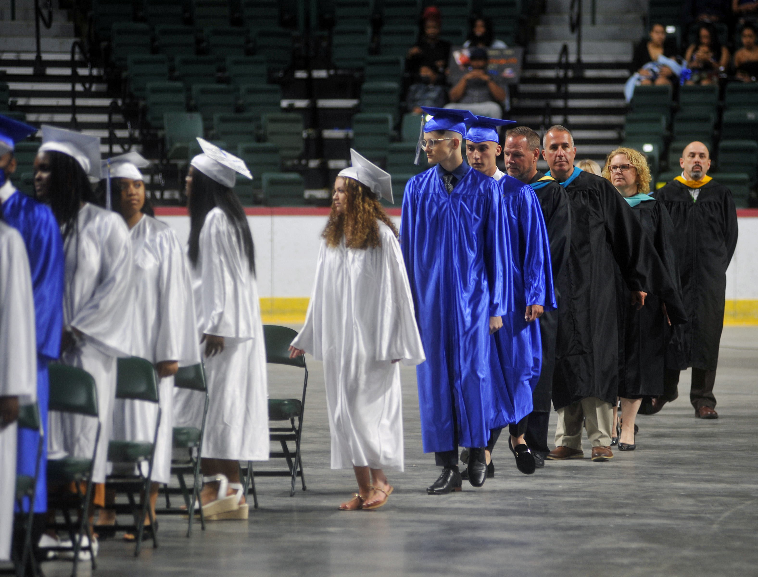 Ewing High School Graduation at the Cure Insurance Arena in Trenton N.J ...