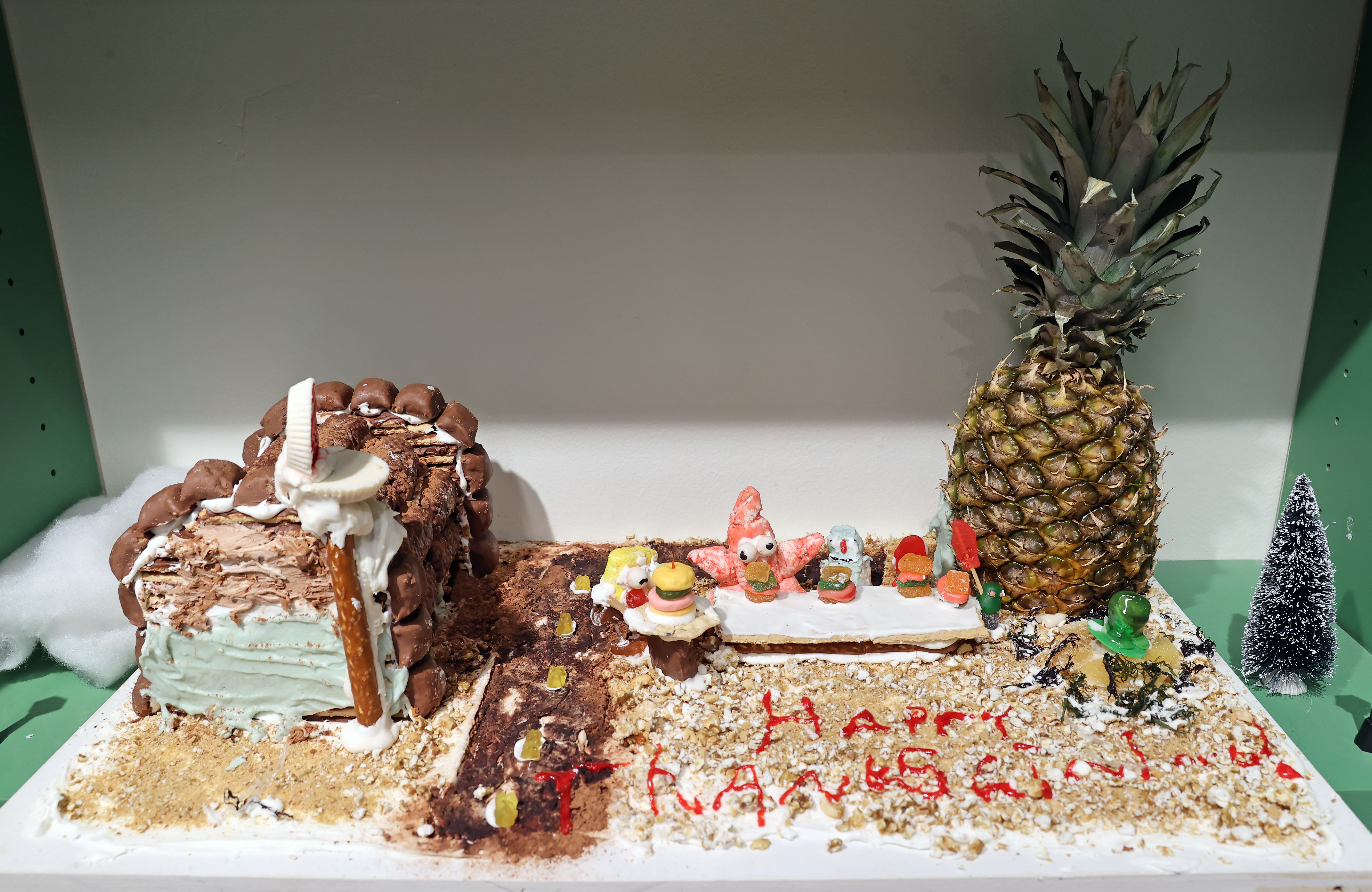 Gingerbread displays at Cleveland Botanical Garden, November 17, 2022 ...