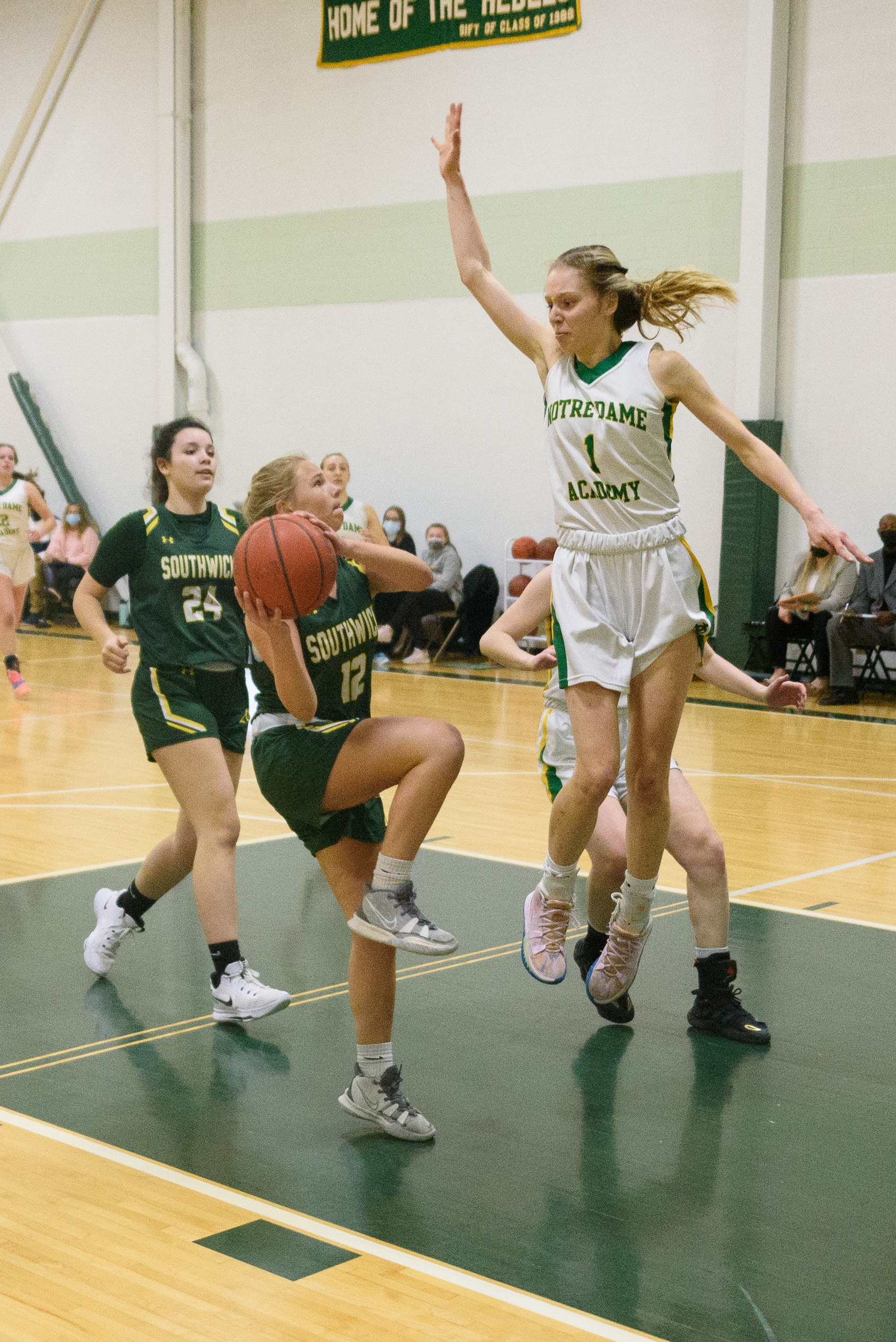 3-4-22 Southwick girls basketball at Notre Dame Academy MIAA State ...